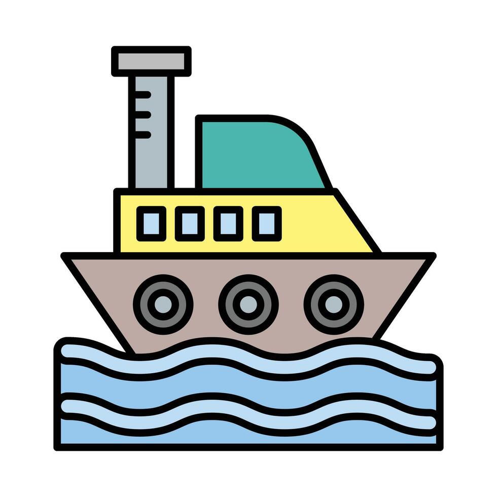 Ship Line Icon 45927948 Vector Art At Vecteezy