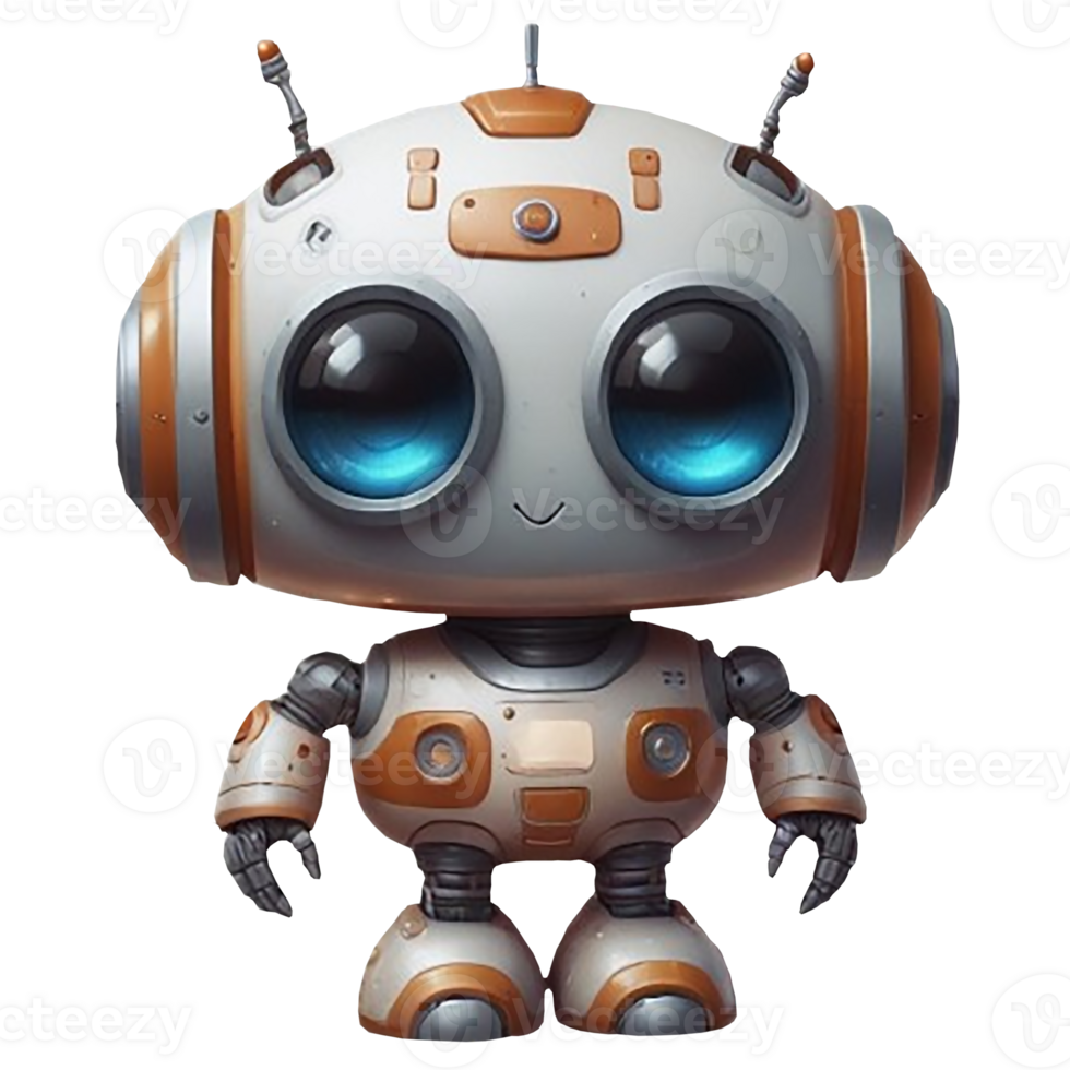 A cute robot 45933854 PNG