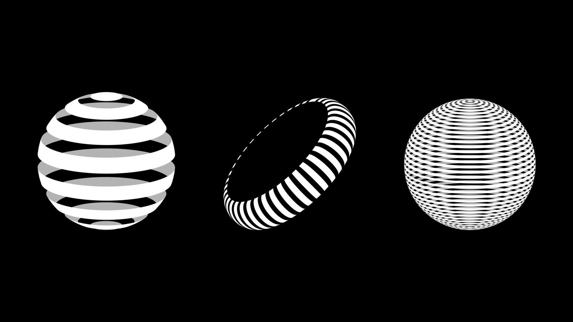 3d Wireframe Models Of Objects Network Line Geometric Shapes
