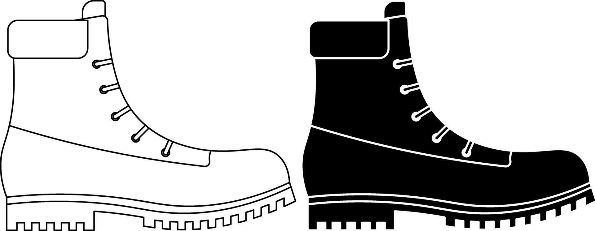 outline silhouette side view hiking boot icon set 45936540 Vector Art ... outline silhouette side view hiking boot icon set 45936540 Vector Art ...