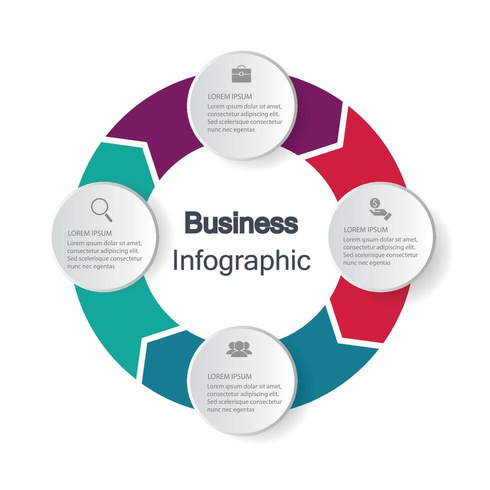 infographics, graphs. presentation. Business concept, chart, steps ...