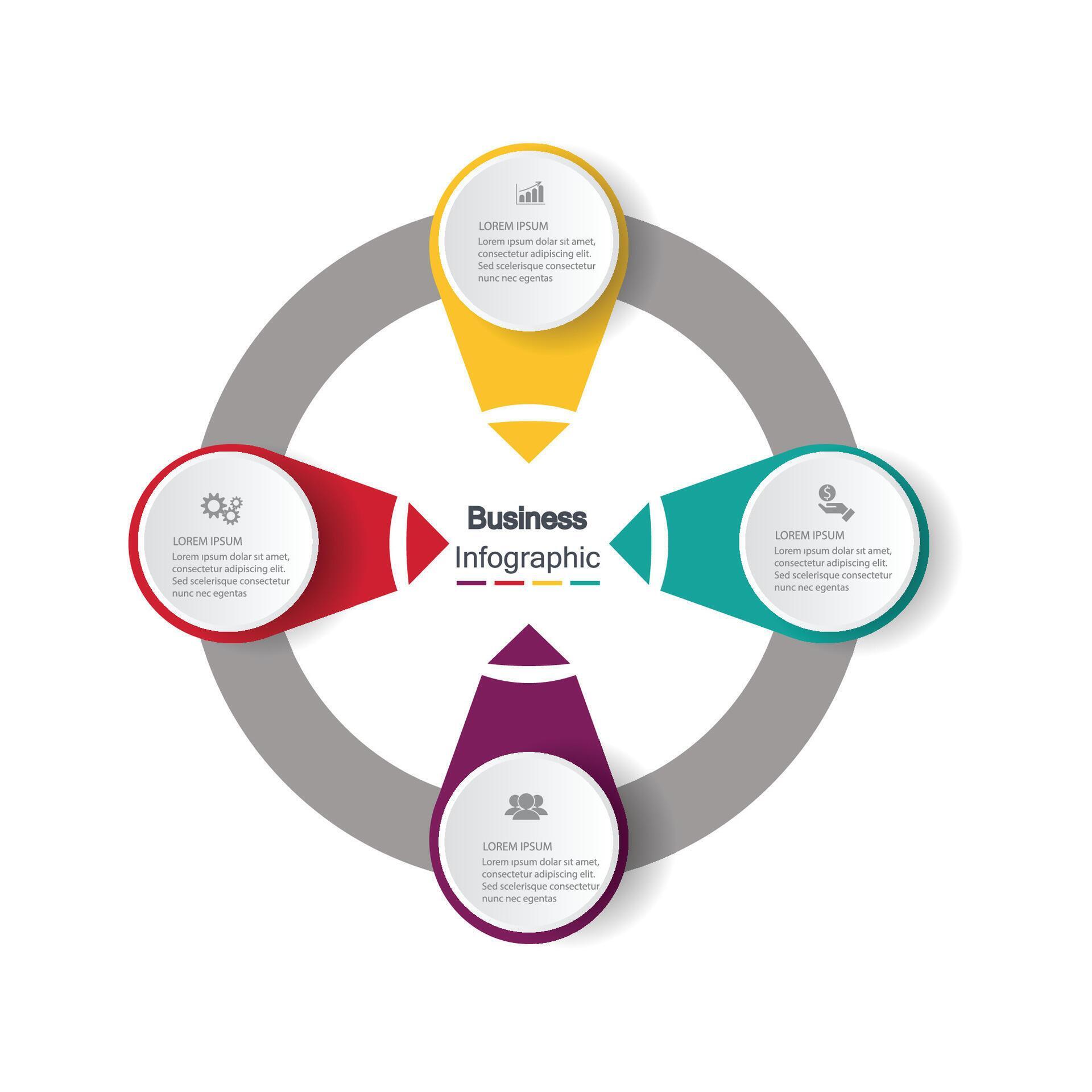 infographics, graphs. presentation. Business concept, chart, steps ...