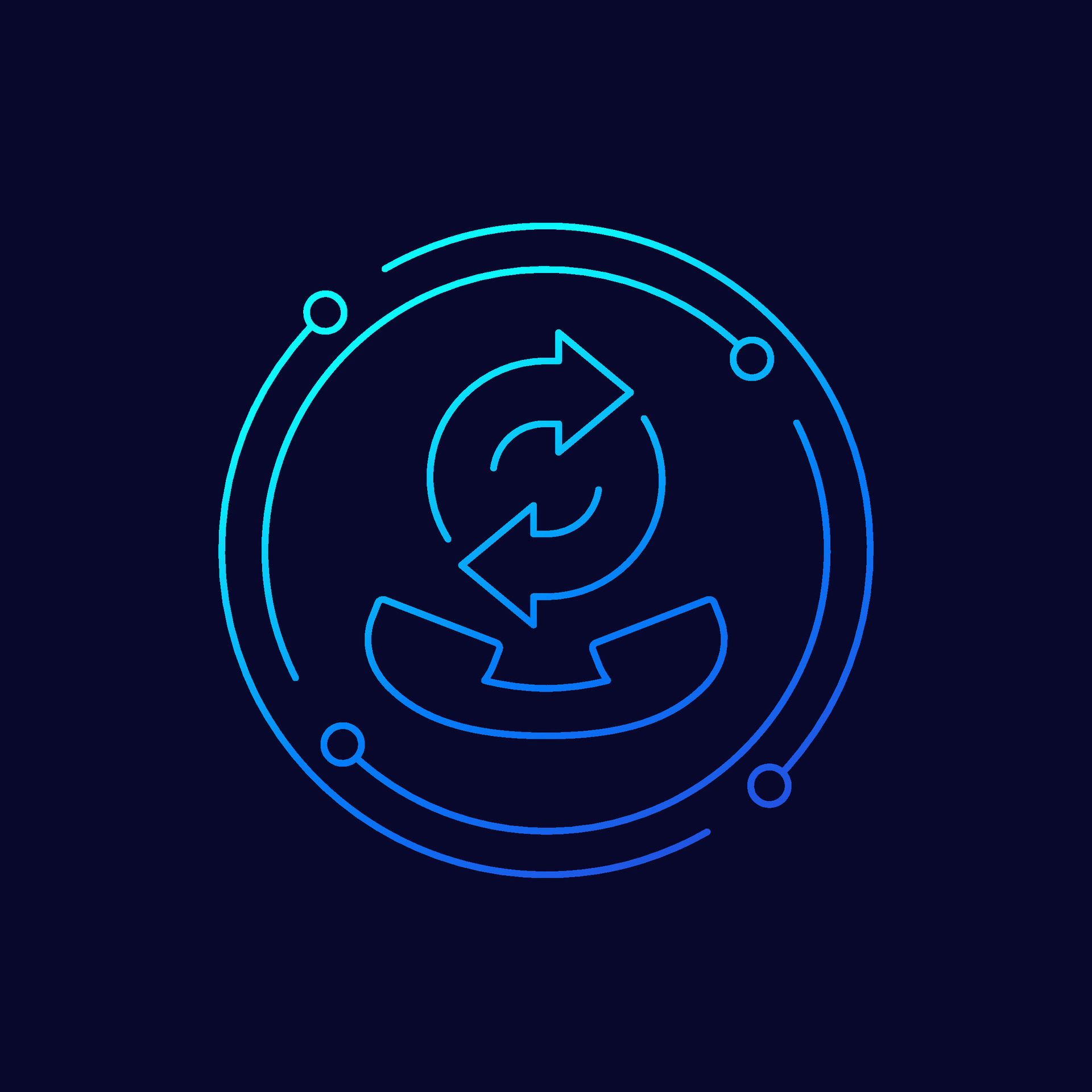 request call, callback icon with a phone, linear design 45937167 Vector ...