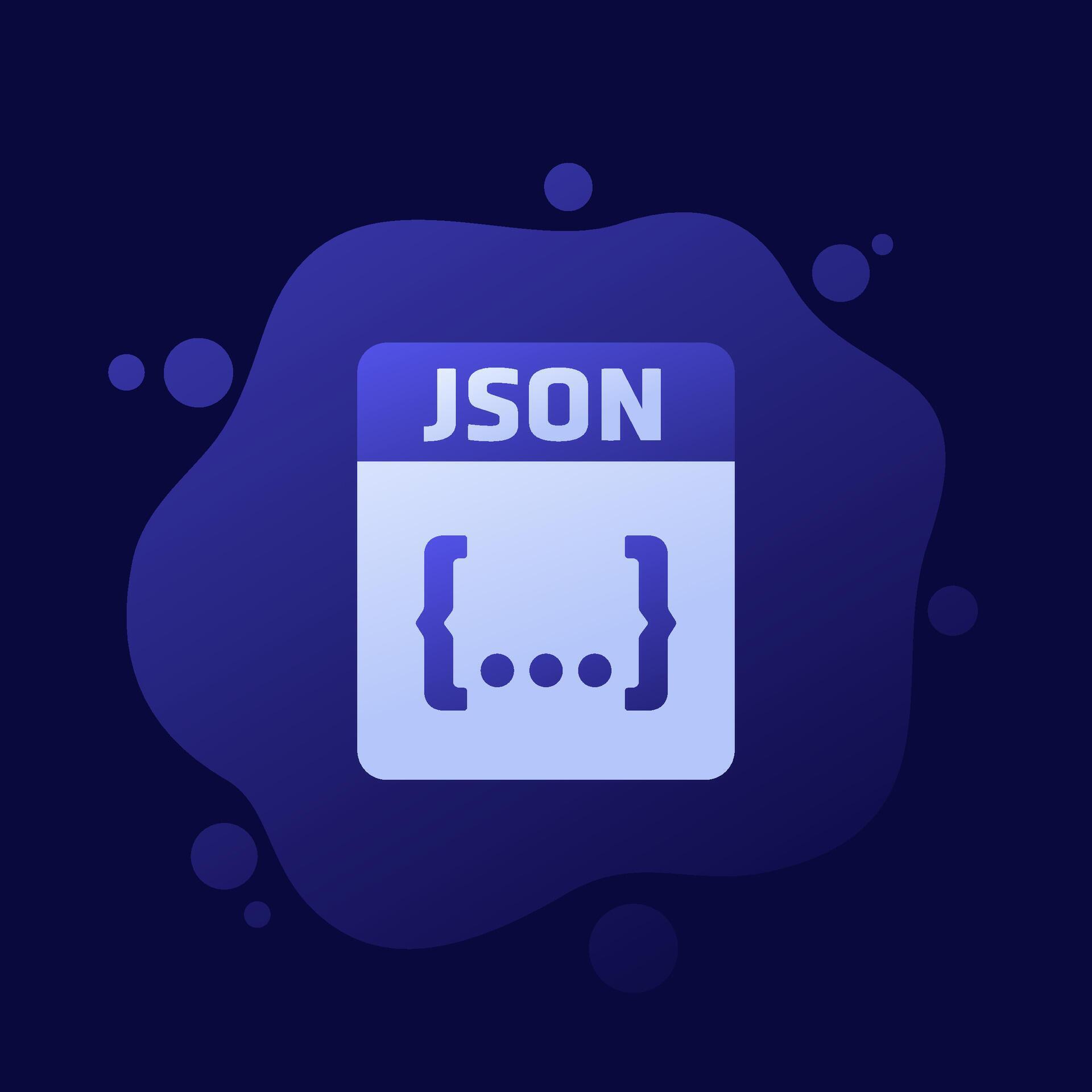 JSON file format icon, design 45937168 Vector Art at Vecteezy JSON file format icon, design 45937168 Vector Art at Vecteezy