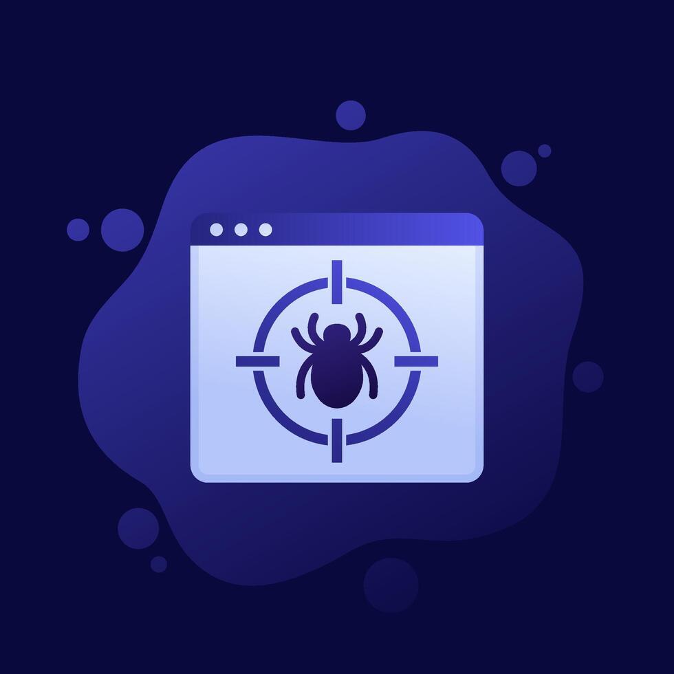 Debugging icon with bug and target, design 45937209 Vector Art at Vecteezy Debugging icon with bug and target, design 45937209 Vector Art at Vecteezy