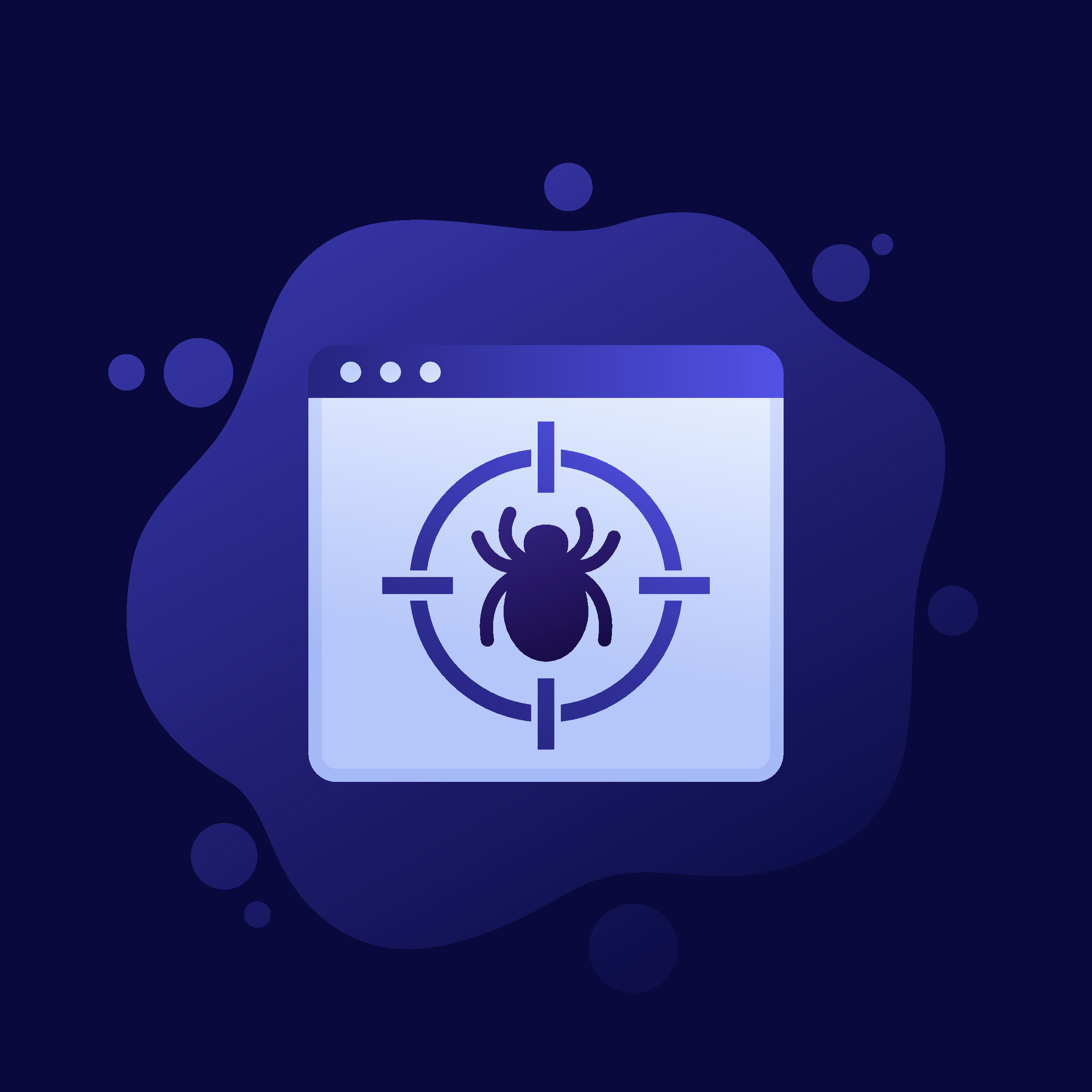 Debugging Icon With Bug And Target Design 45937209 Vector Art At Vecteezy