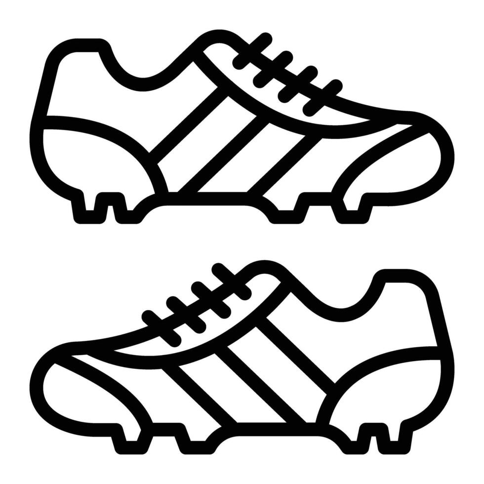 Soccer Boots Line Icon 45937378 Vector Art at Vecteezy