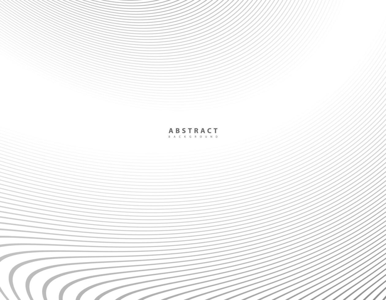 Abstract Circle Halftone Black Background Gradient Retro Line Pattern Design Monochrome