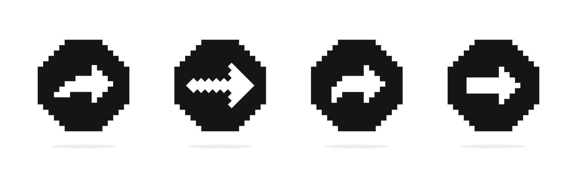 Pixel arrows. Pixel art arrows. Pixelated arrow icon set 45939167 ... Pixel arrows. Pixel art arrows. Pixelated arrow icon set 45939167 ...