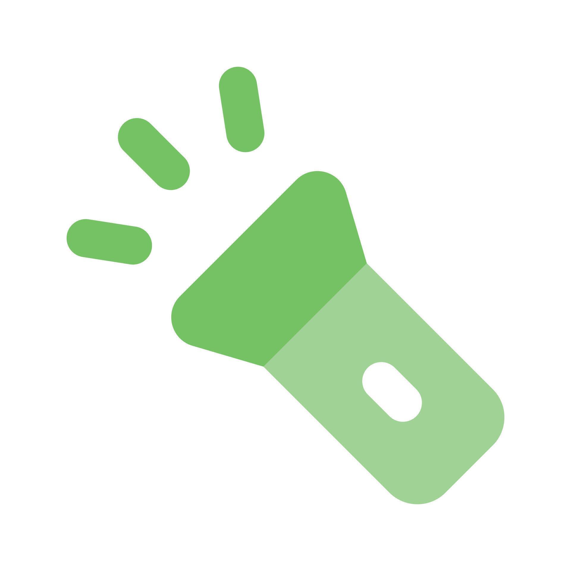 Torch light icon design, editable icon of torch 45948532 Vector Art at ...