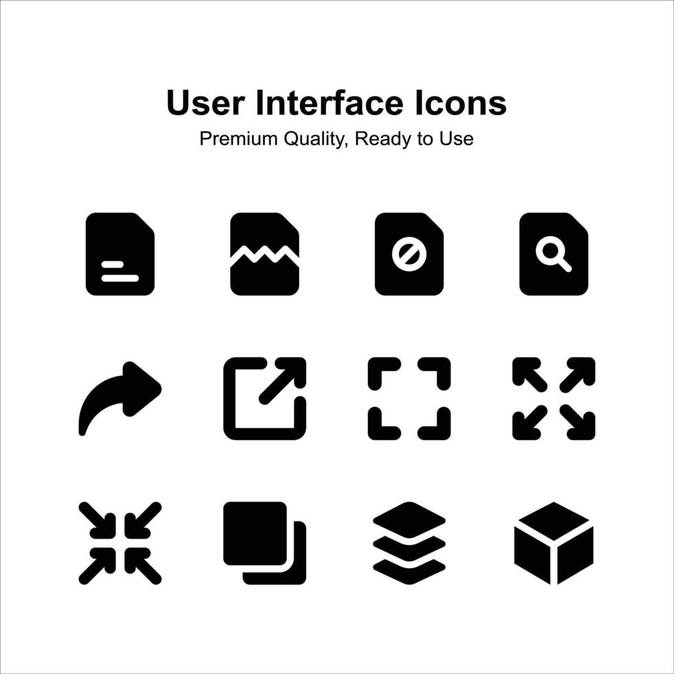 Well Designed User Interface Icons Pack Ready To Use 45948541 Vector
