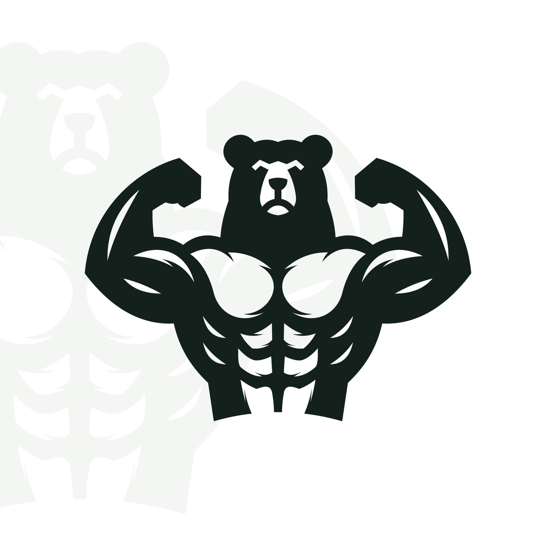 Bear logo on isolated background 45950221 Vector Art at Vecteezy