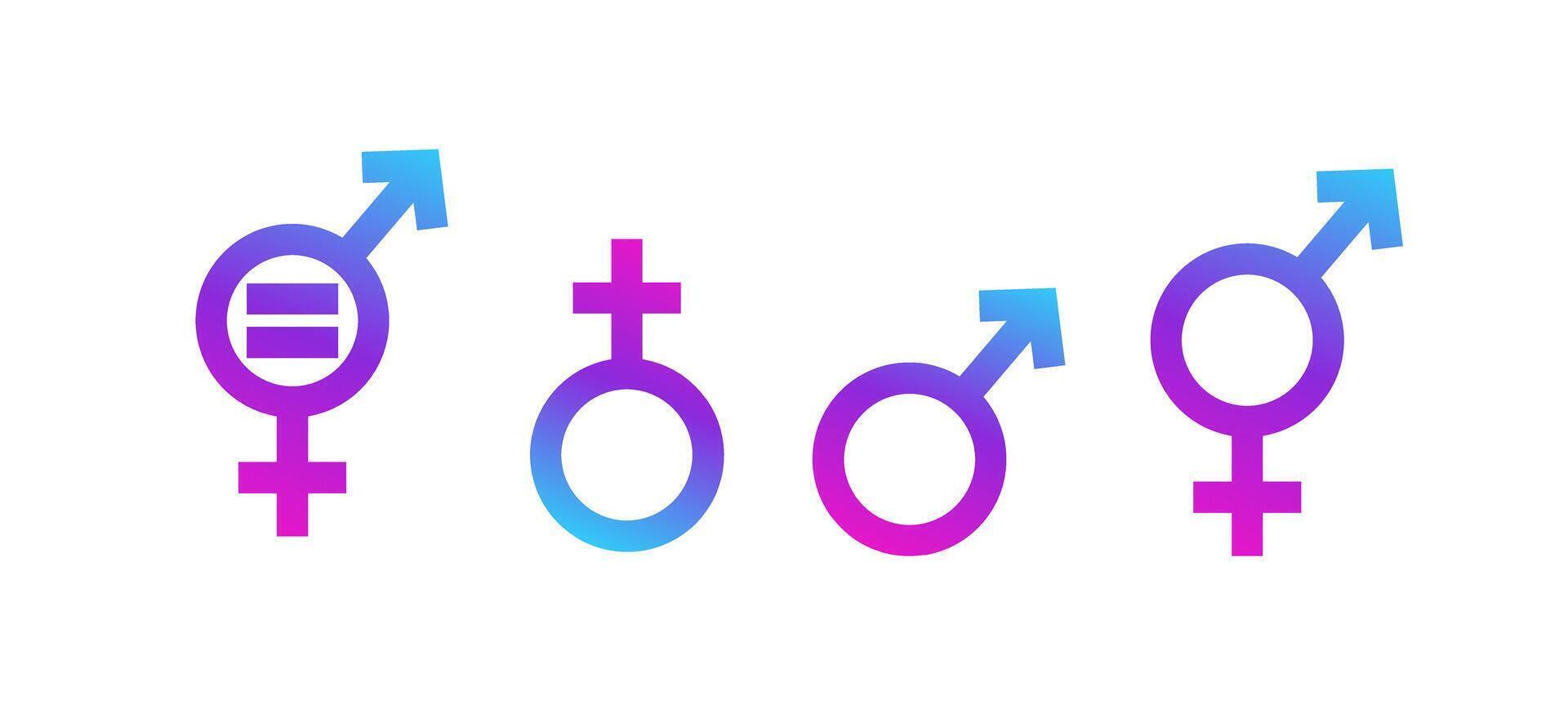 Equality Female And Male Sex Icon 45953056 Vector Art At Vecteezy