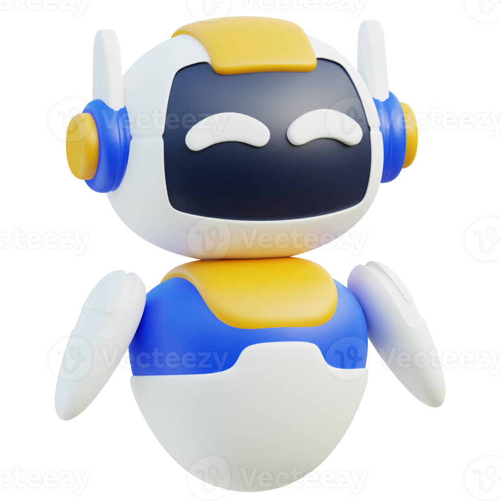 Ai Robot 3d Design 45954833 Png