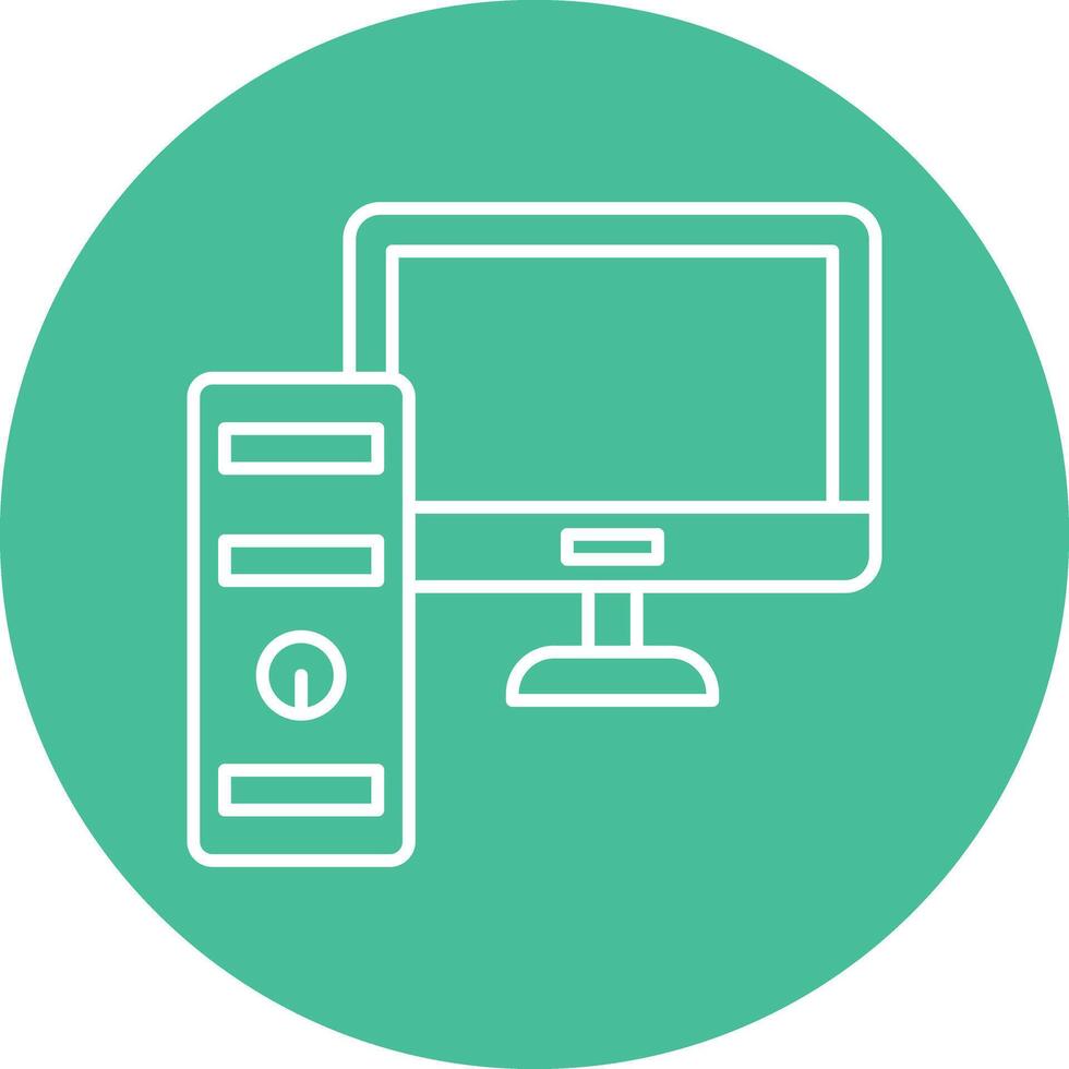 Computer Line icon 45955997 Vector Art at Vecteezy