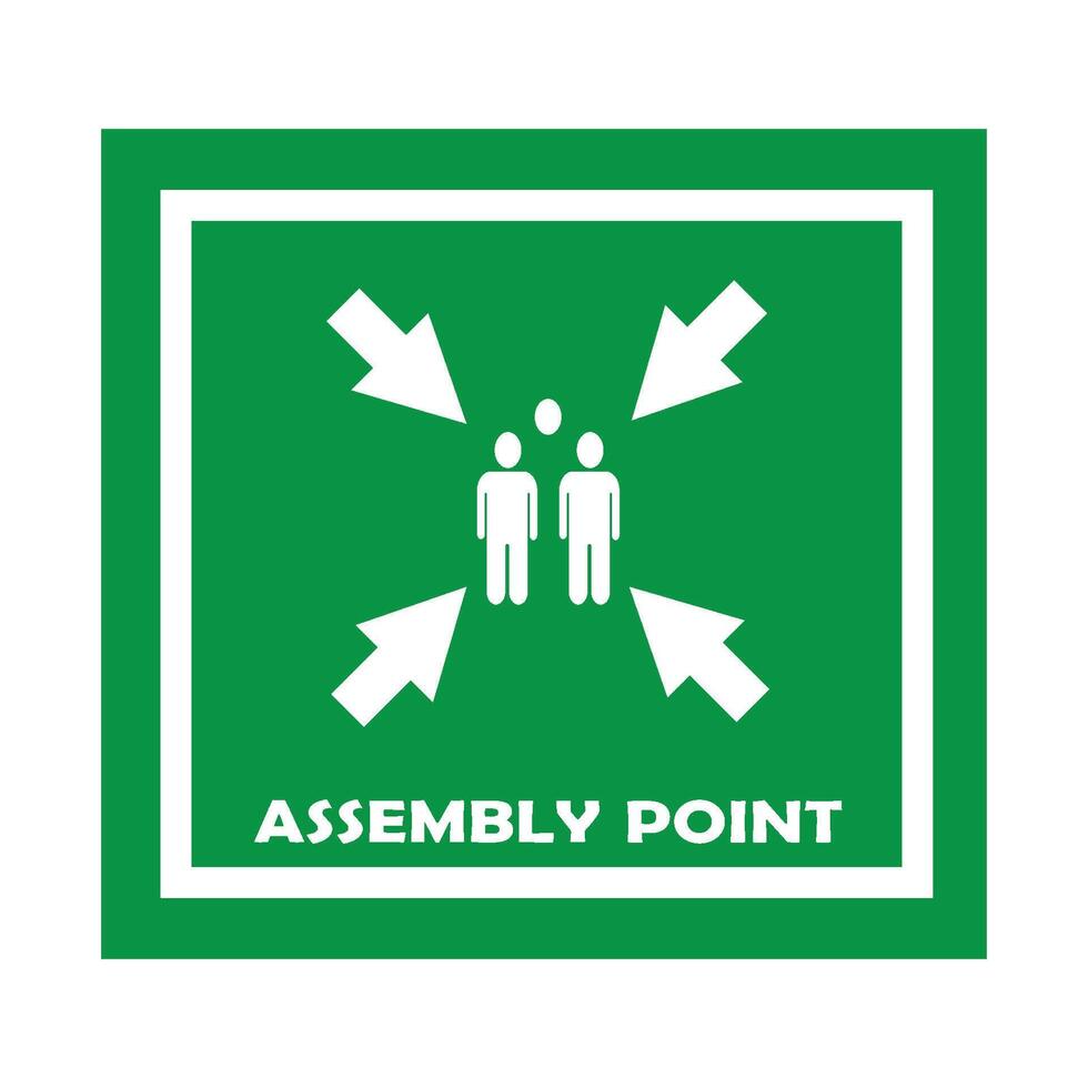 Assembly Point Icon 45958170 Vector Art at Vecteezy
