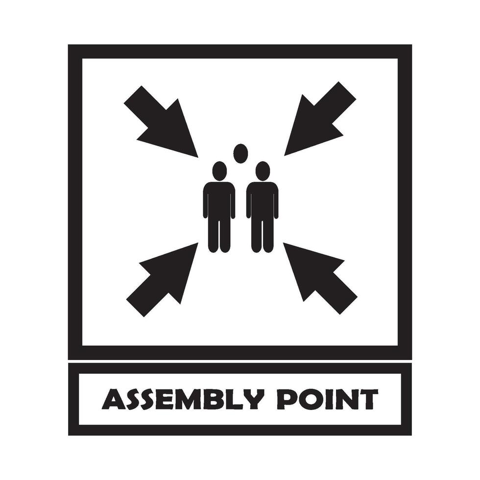 Assembly Point Icon 45958171 Vector Art at Vecteezy