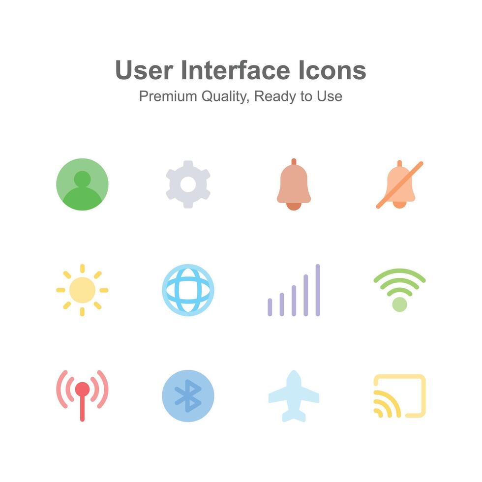 Creatively crafted pack of user interface icons, easy to use and ...