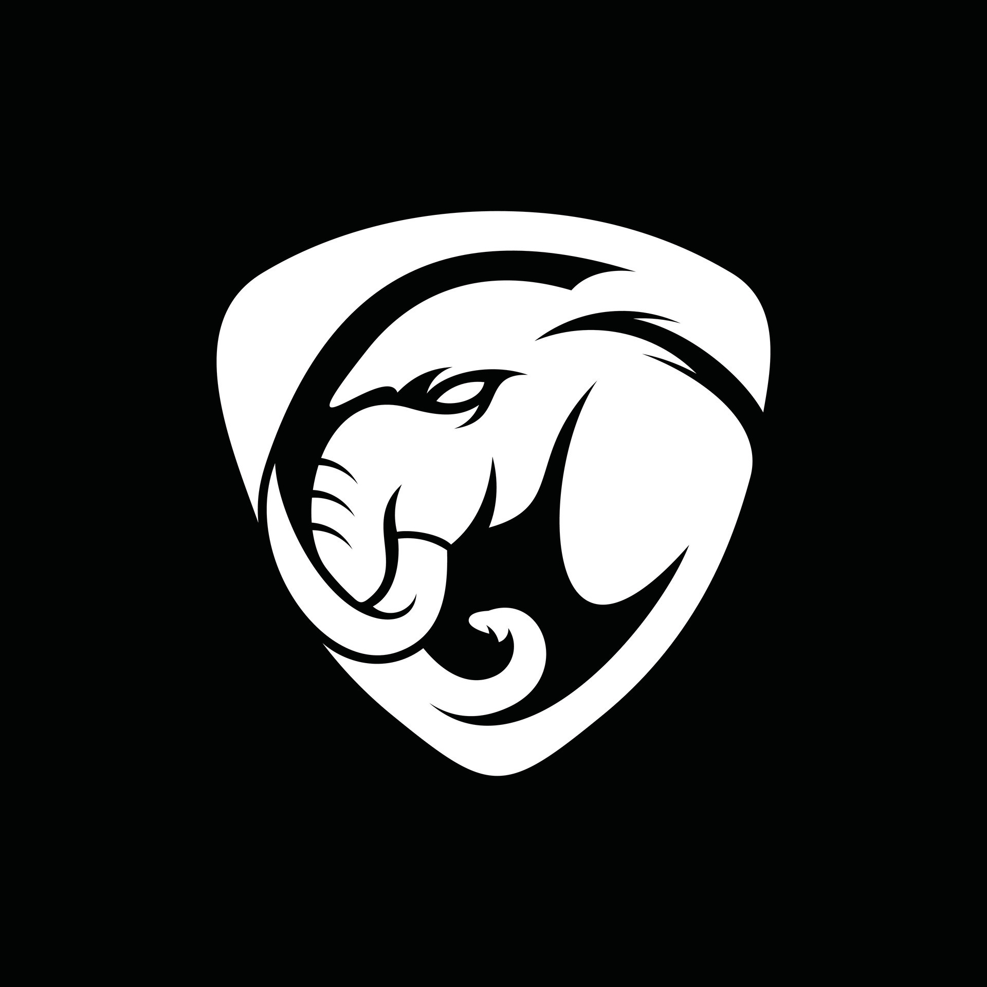 Elephant Shield modern logo design template, logo for your esport ... Elephant Shield modern logo design template, logo for your esport ...