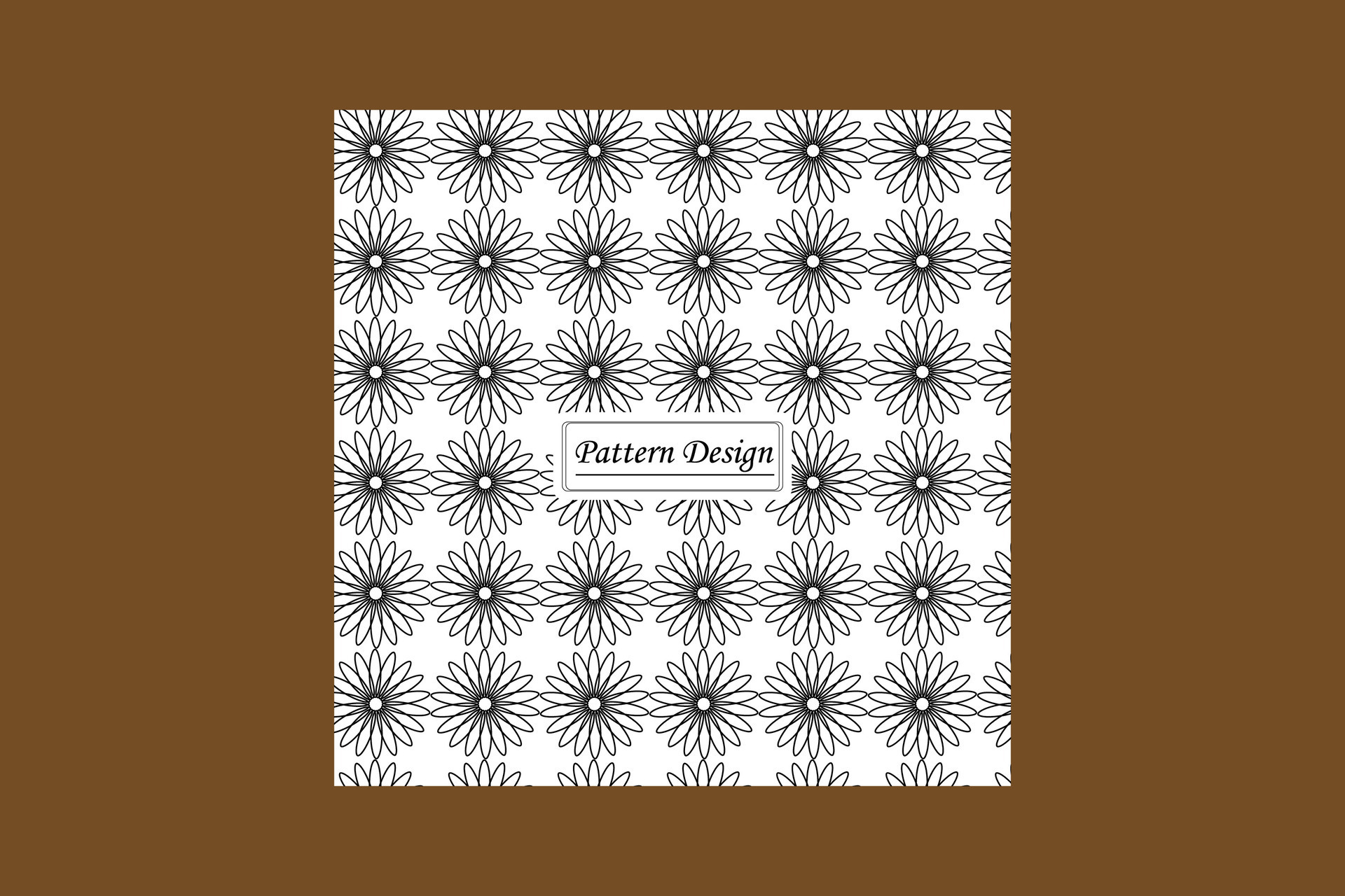 The pattern is used to make a printed pattern fabric. 45962656 Vector ...