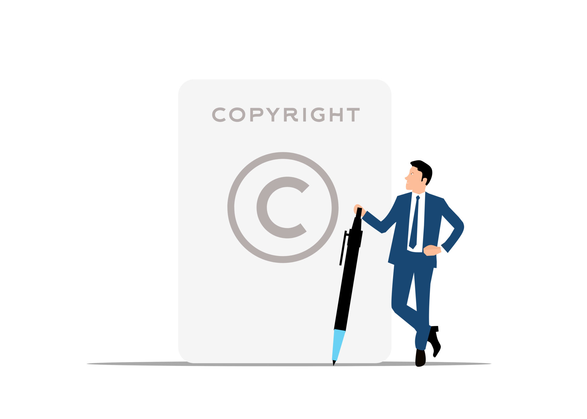 copyright symbol, businessman holding pen 45964312 PNG copyright symbol, businessman holding pen 45964312 PNG
