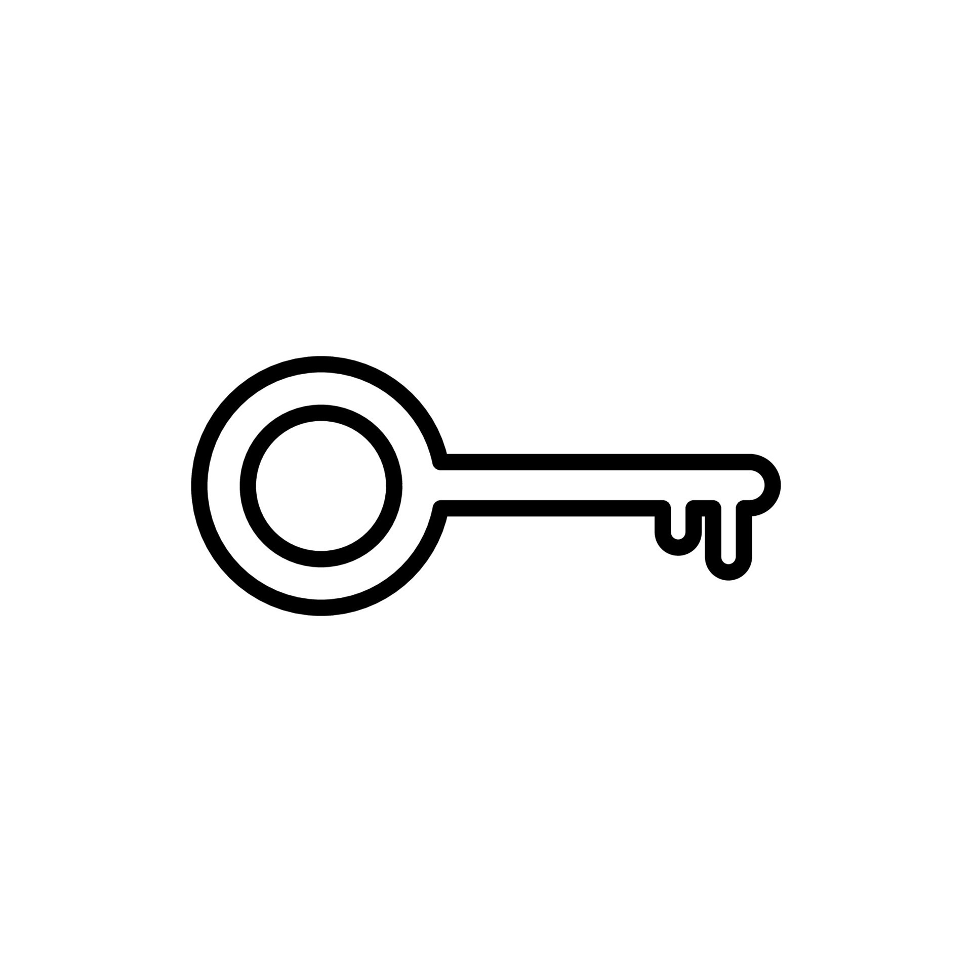 key icon. key 45983771 Vector Art at Vecteezy