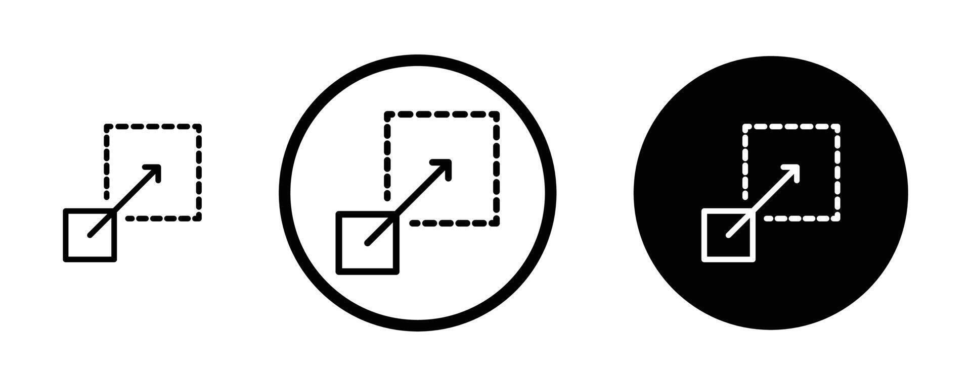Resize Icon Set 45986287 Vector Art At Vecteezy