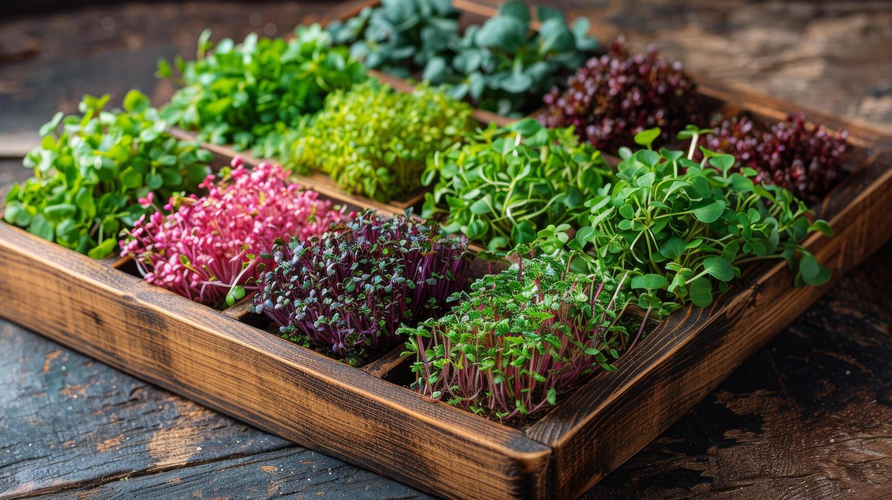 Array of Plants in Tray 45987880 Stock Photo at Vecteezy