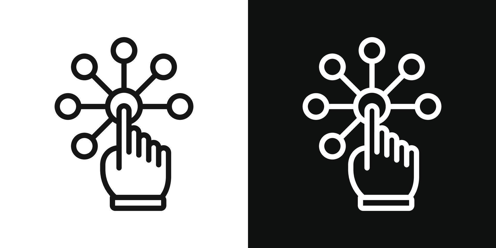 Interactive icon set. 45998010 Vector Art at Vecteezy