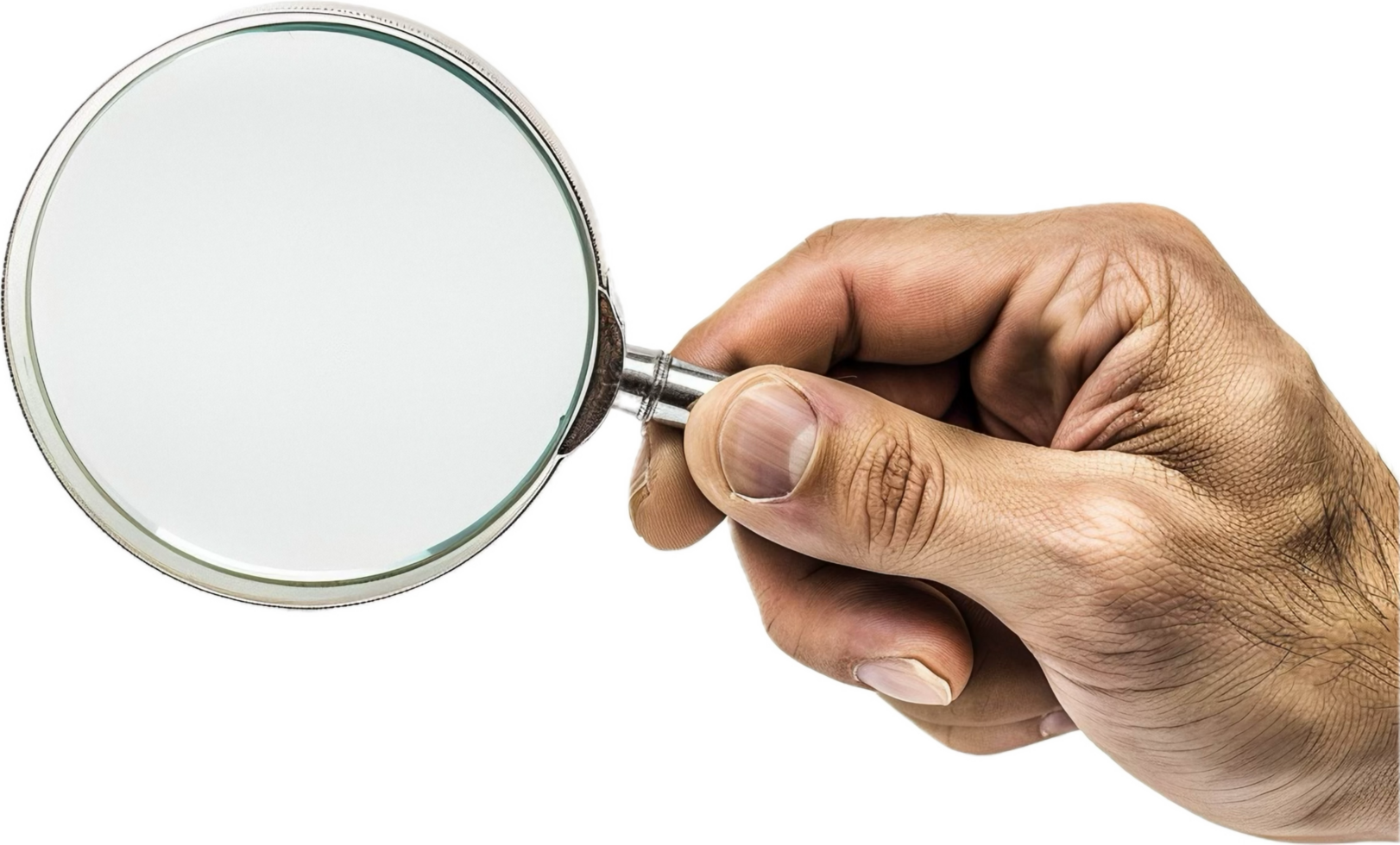 Hand Holding Magnifying Glass Close-up. 46004460 PNG Hand Holding Magnifying Glass Close-up. 46004460 PNG