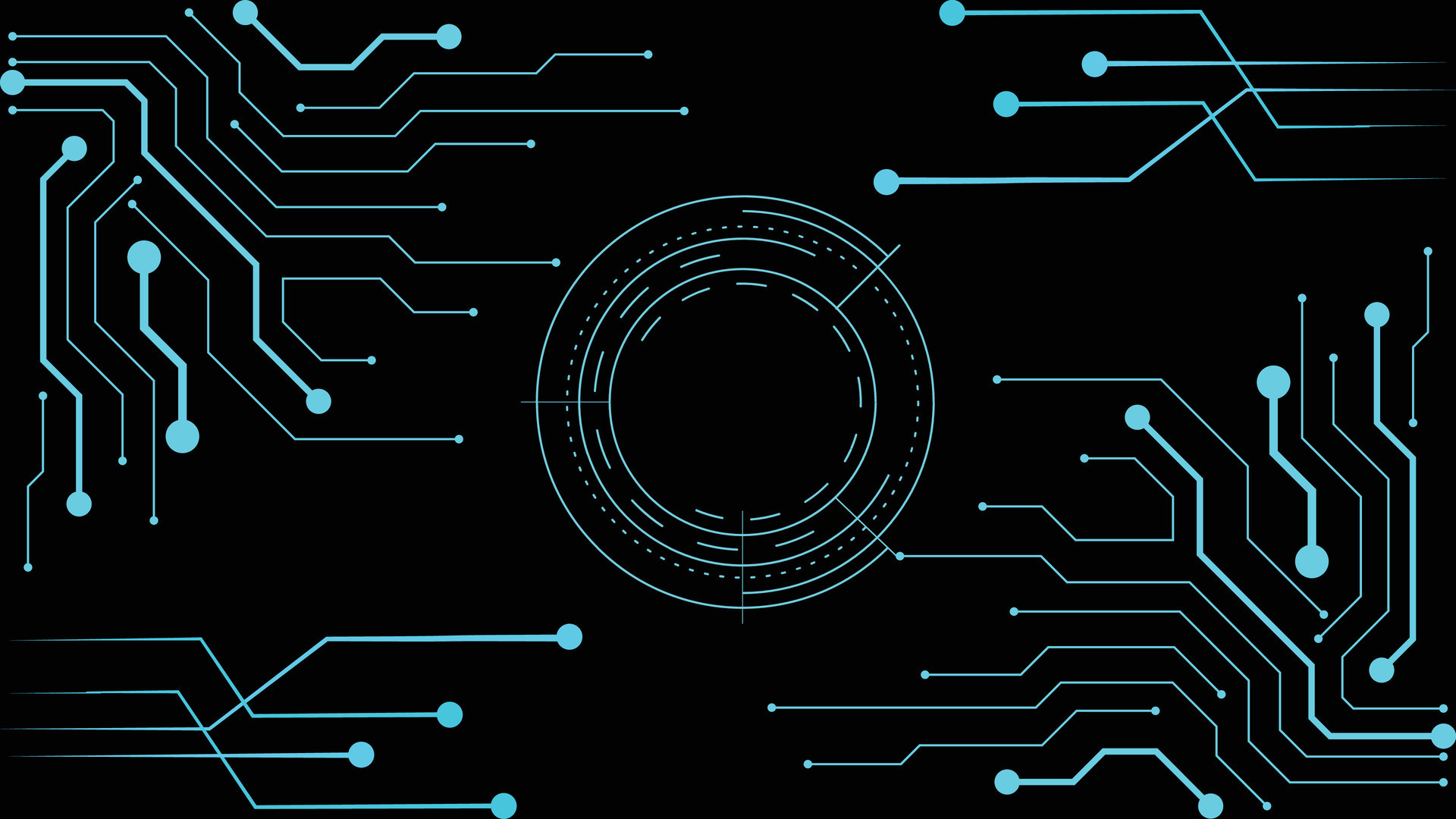 Artificial intelligence, cyber-circuits, future technology concepts ...