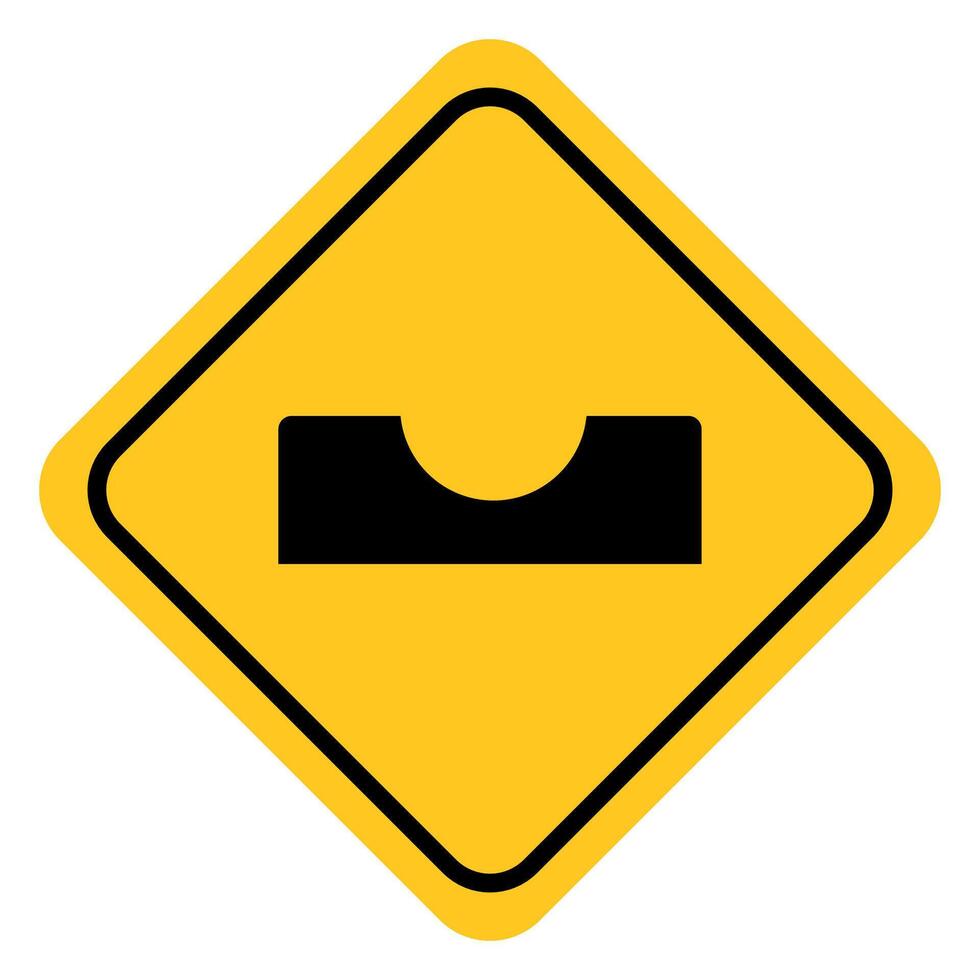 Traffic Sign Cautionary Dimple Road 46014069 Vector Art At Vecteezy