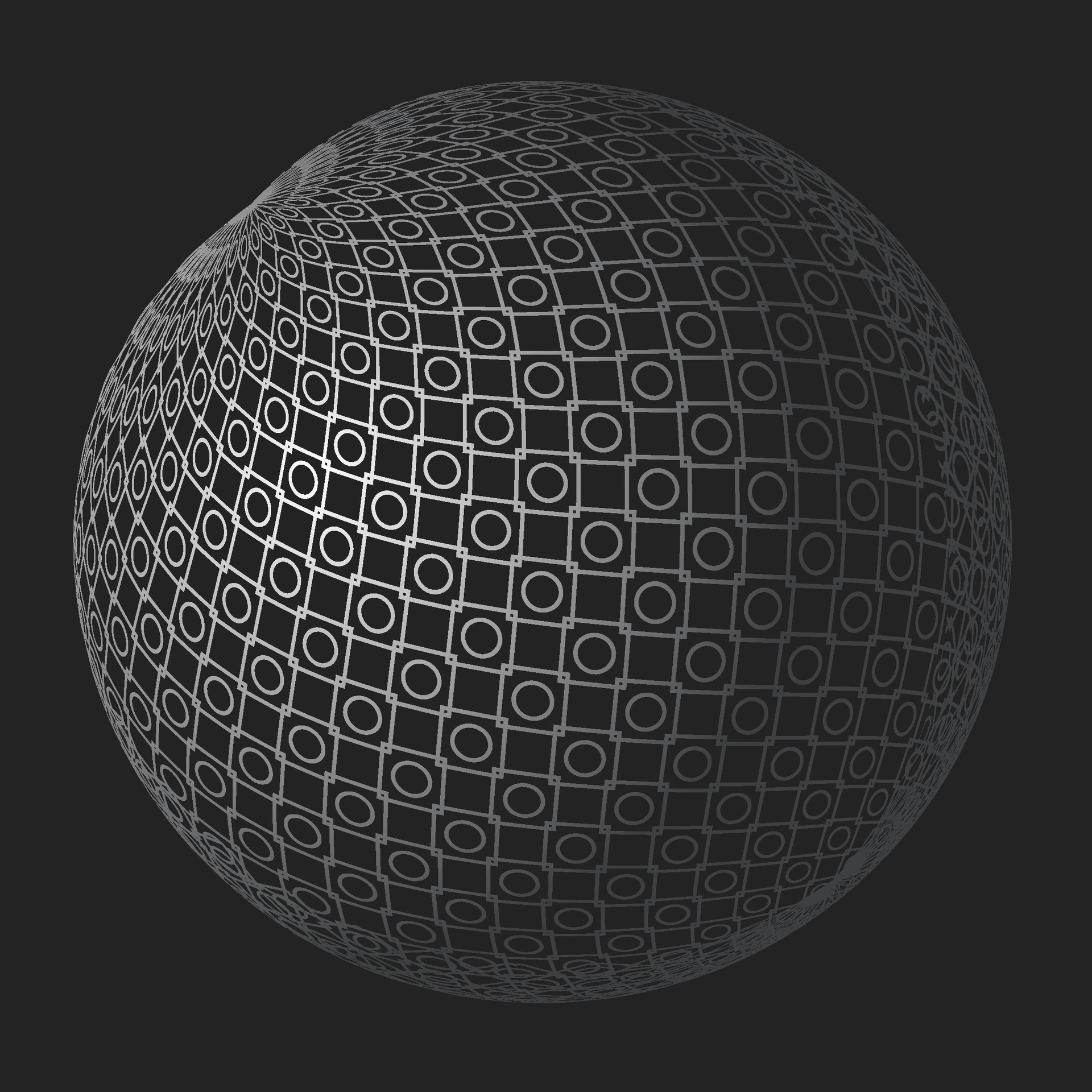 3D sphere mesh grid. Ball or sphere in grid of line. 3D abstract object in wireframe of lines ...