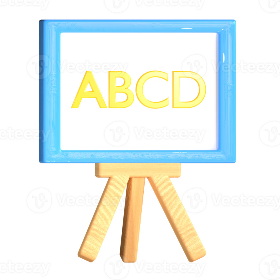 3d Pizarron Colegio 46025142 Png