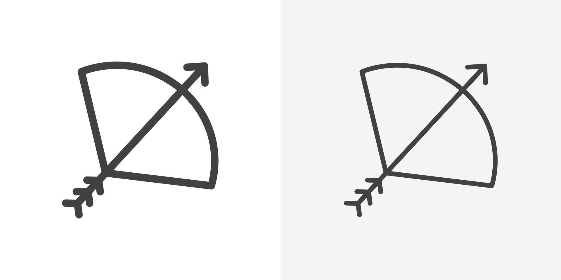Bow Arrow Icon 46029673 Vector Art At Vecteezy
