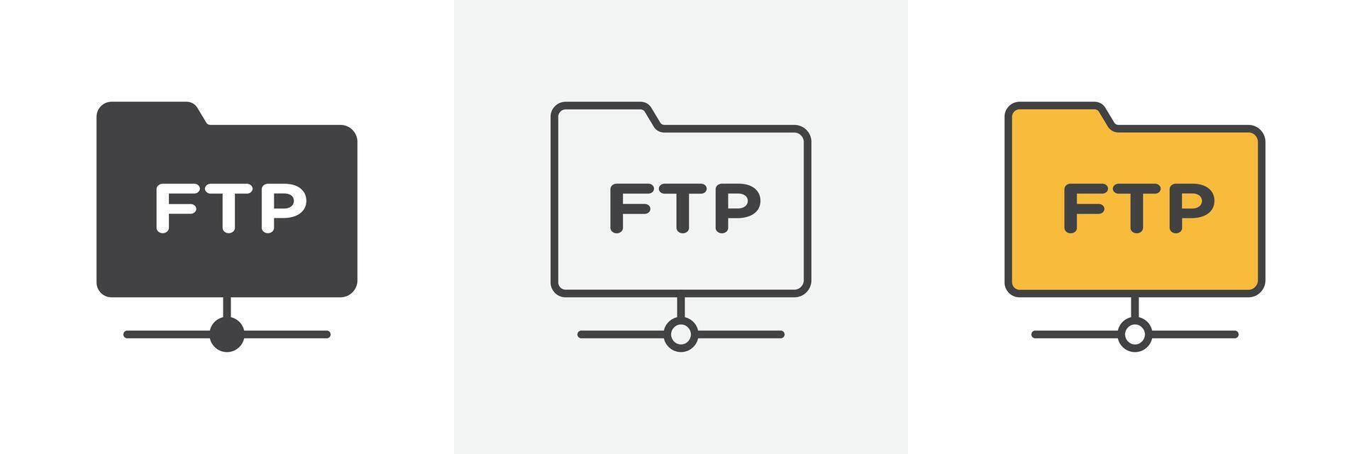 FTP icon set 46031109 Vector Art at Vecteezy FTP icon set 46031109 Vector Art at Vecteezy