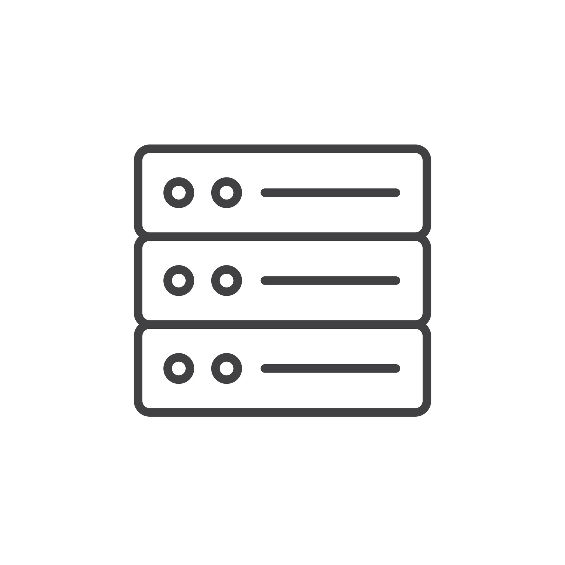 Database Icon Set 46031681 Vector Art At Vecteezy