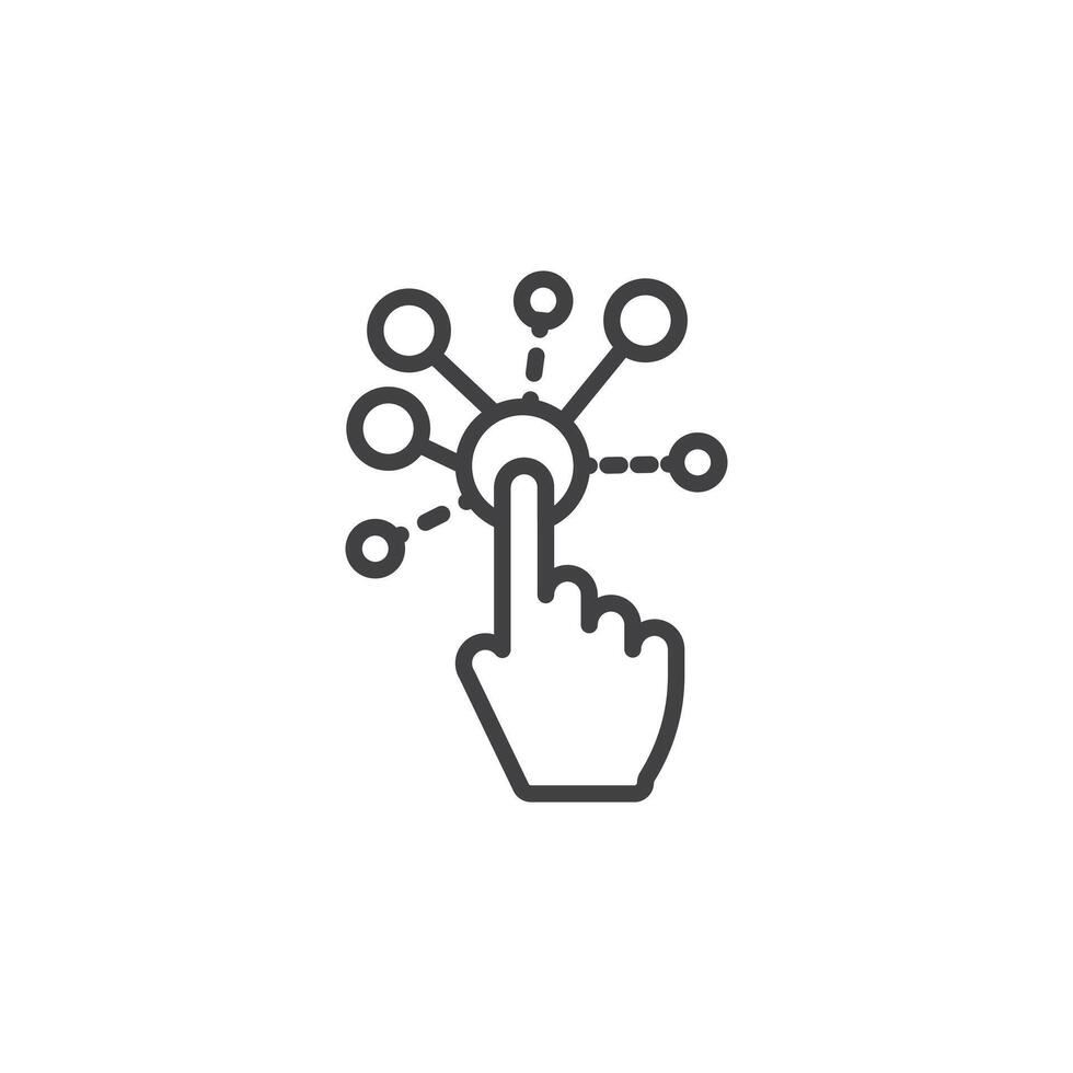 Interactive icon set. 46032017 Vector Art at Vecteezy