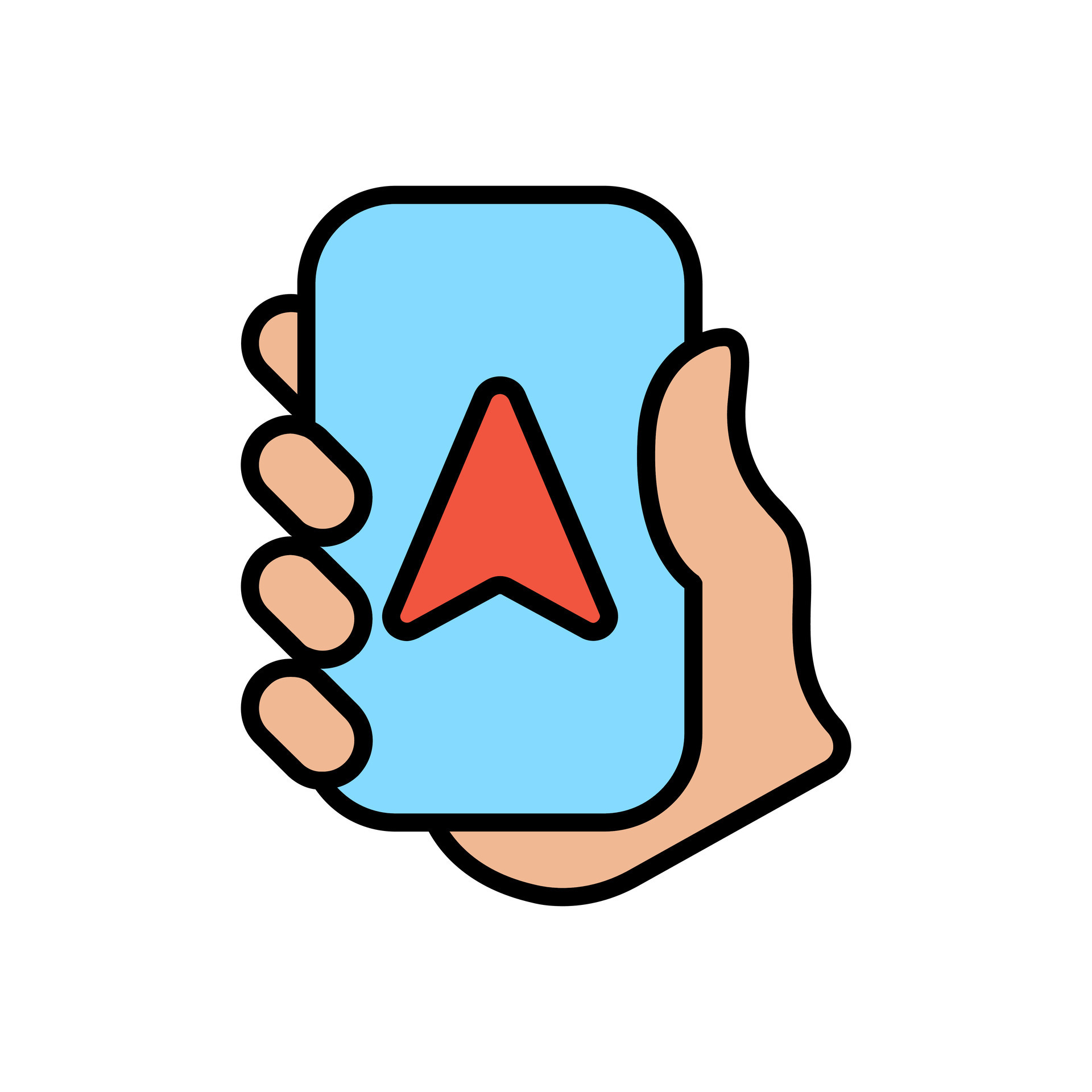 Map Set Icon Road Sing Red Location Pin Pointer Route Location Navigation Travel Gps