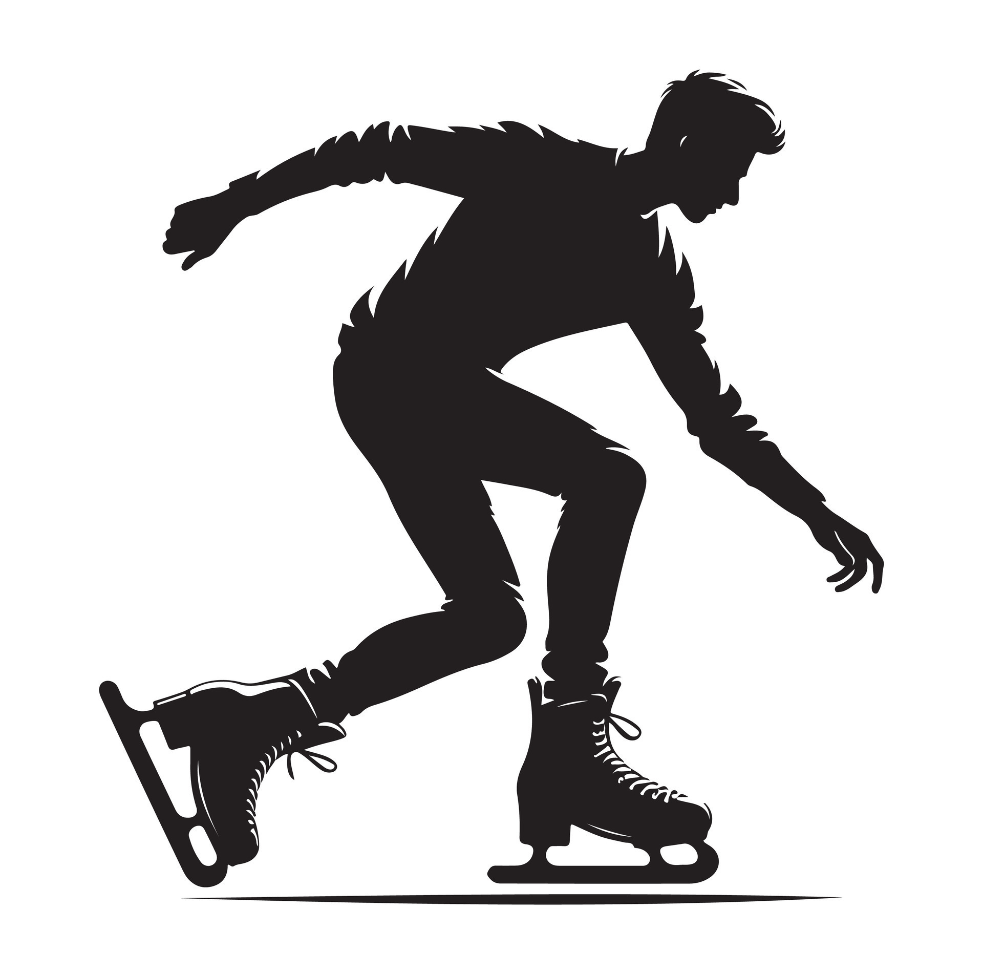 ice skating silhouettes in different position 46035469 Vector Art at ... ice skating silhouettes in different position 46035469 Vector Art at ...