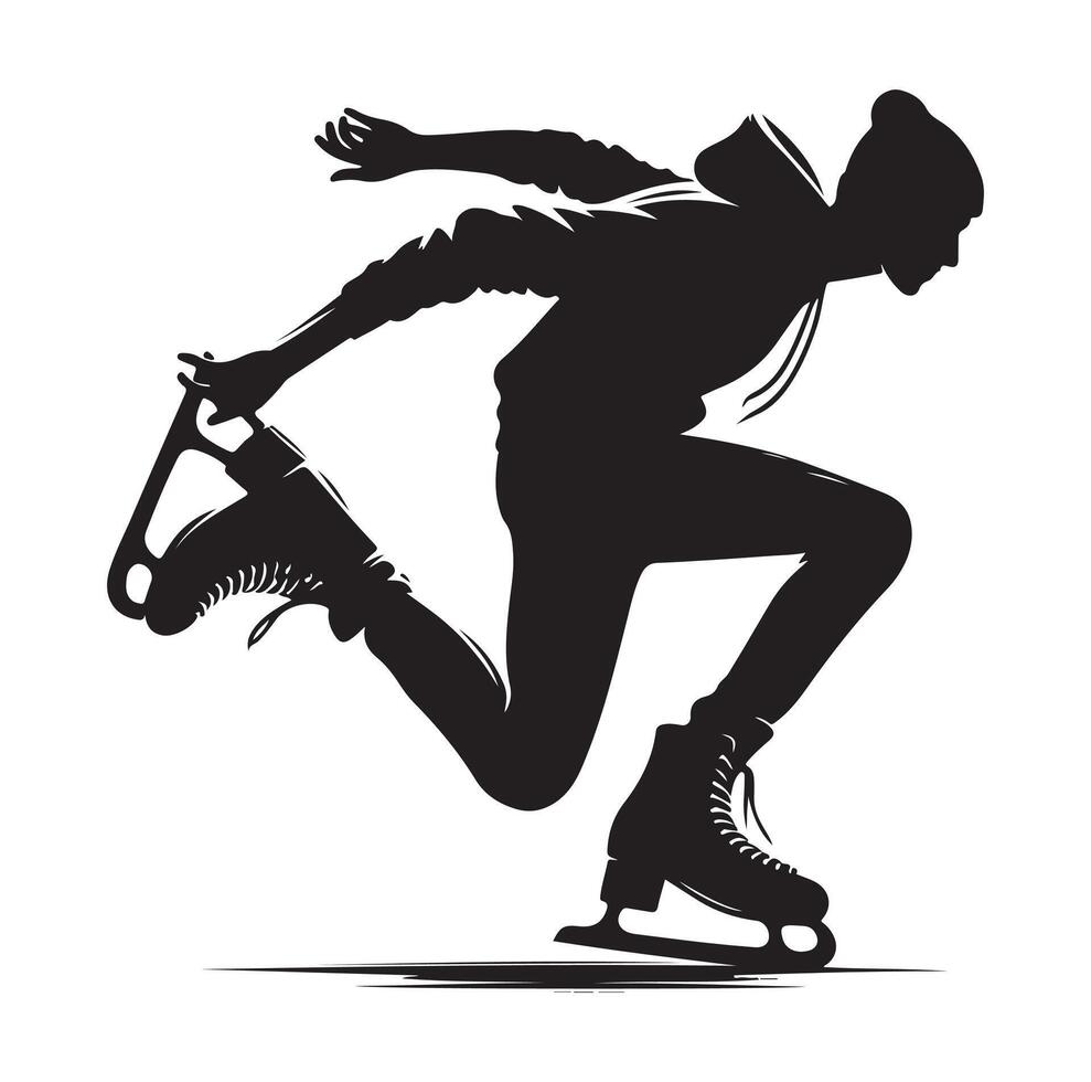 ice skating silhouettes in different position 46035476 Vector Art at ... ice skating silhouettes in different position 46035476 Vector Art at ...