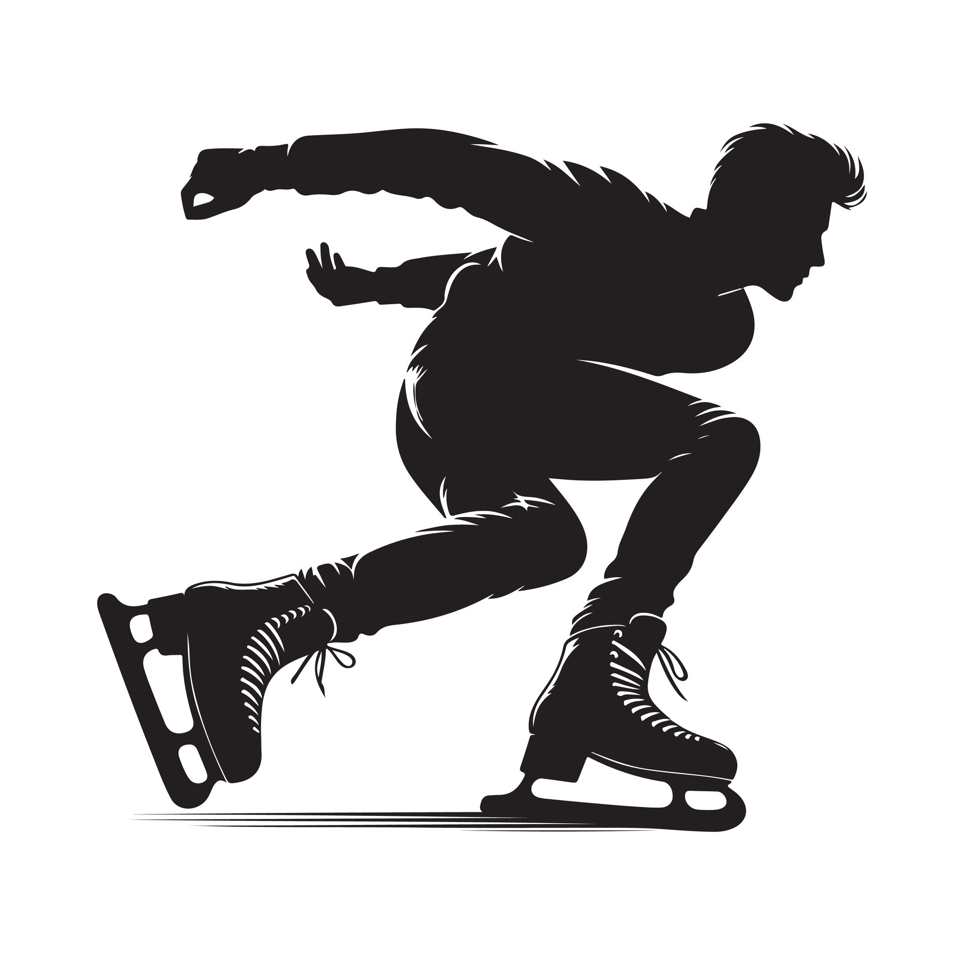 ice skating silhouettes in different position 46035483 Vector Art at ... ice skating silhouettes in different position 46035483 Vector Art at ...