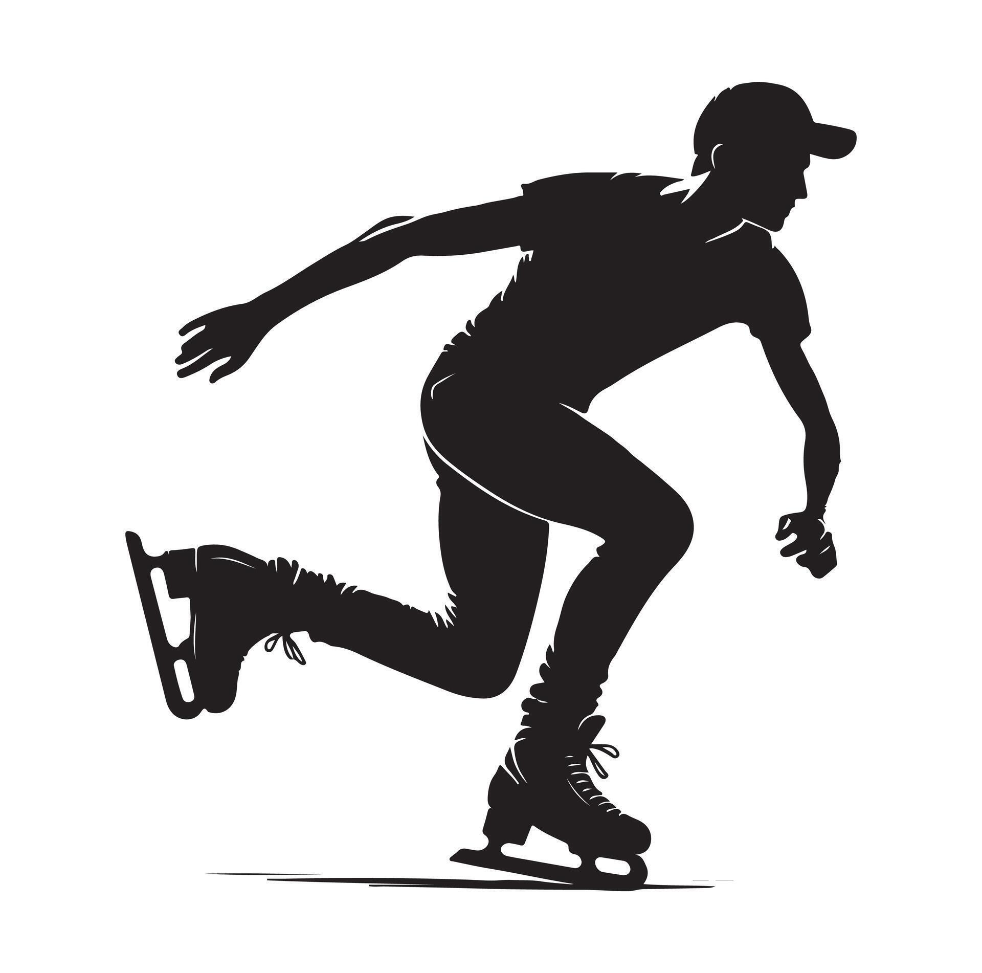 ice skating silhouettes in different position 46035501 Vector Art at ... ice skating silhouettes in different position 46035501 Vector Art at ...
