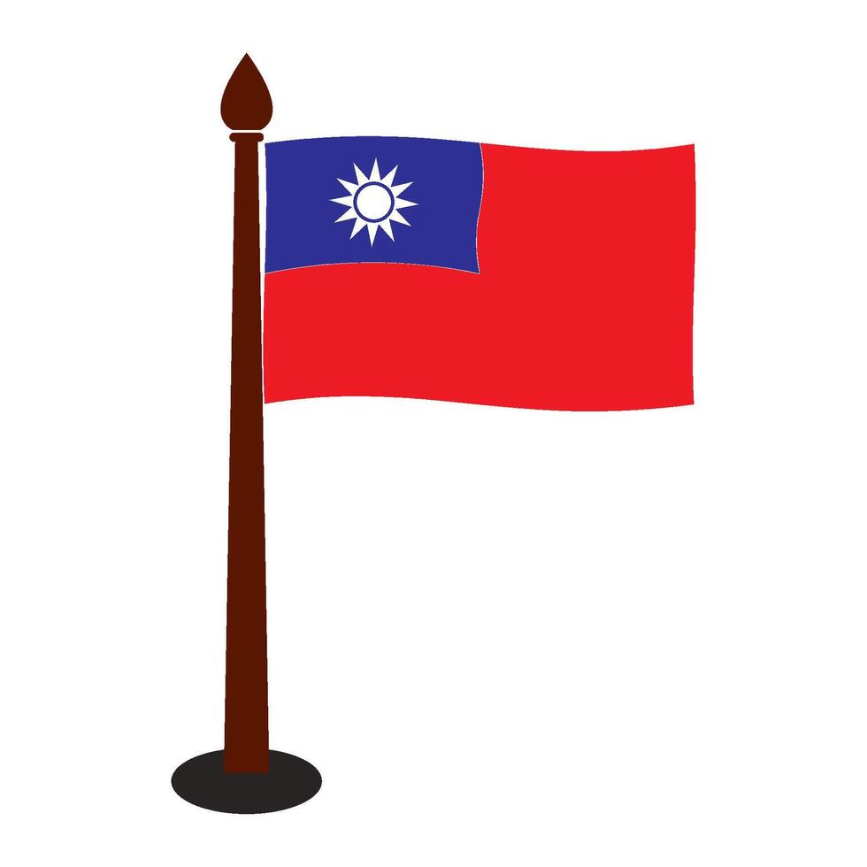 Taiwan Flag Icon 46035661 Vector Art At Vecteezy