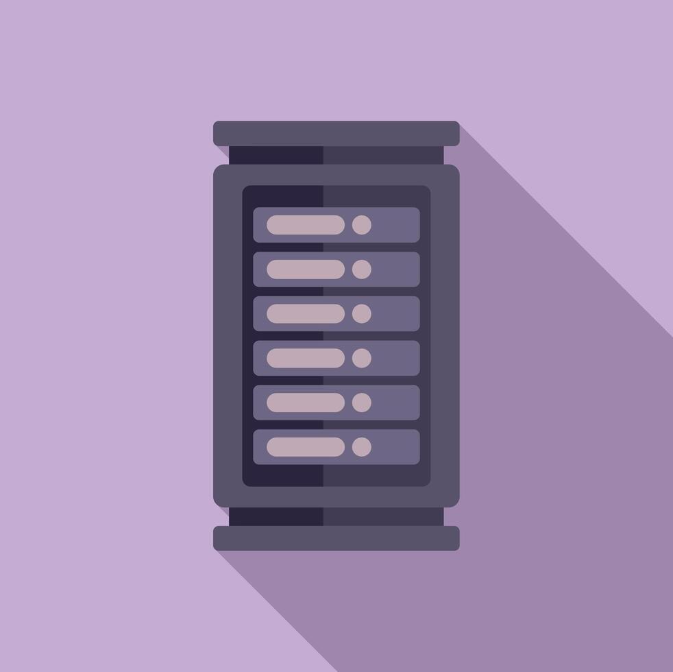 Flat design icon of a database server 46041139 Vector Art at Vecteezy