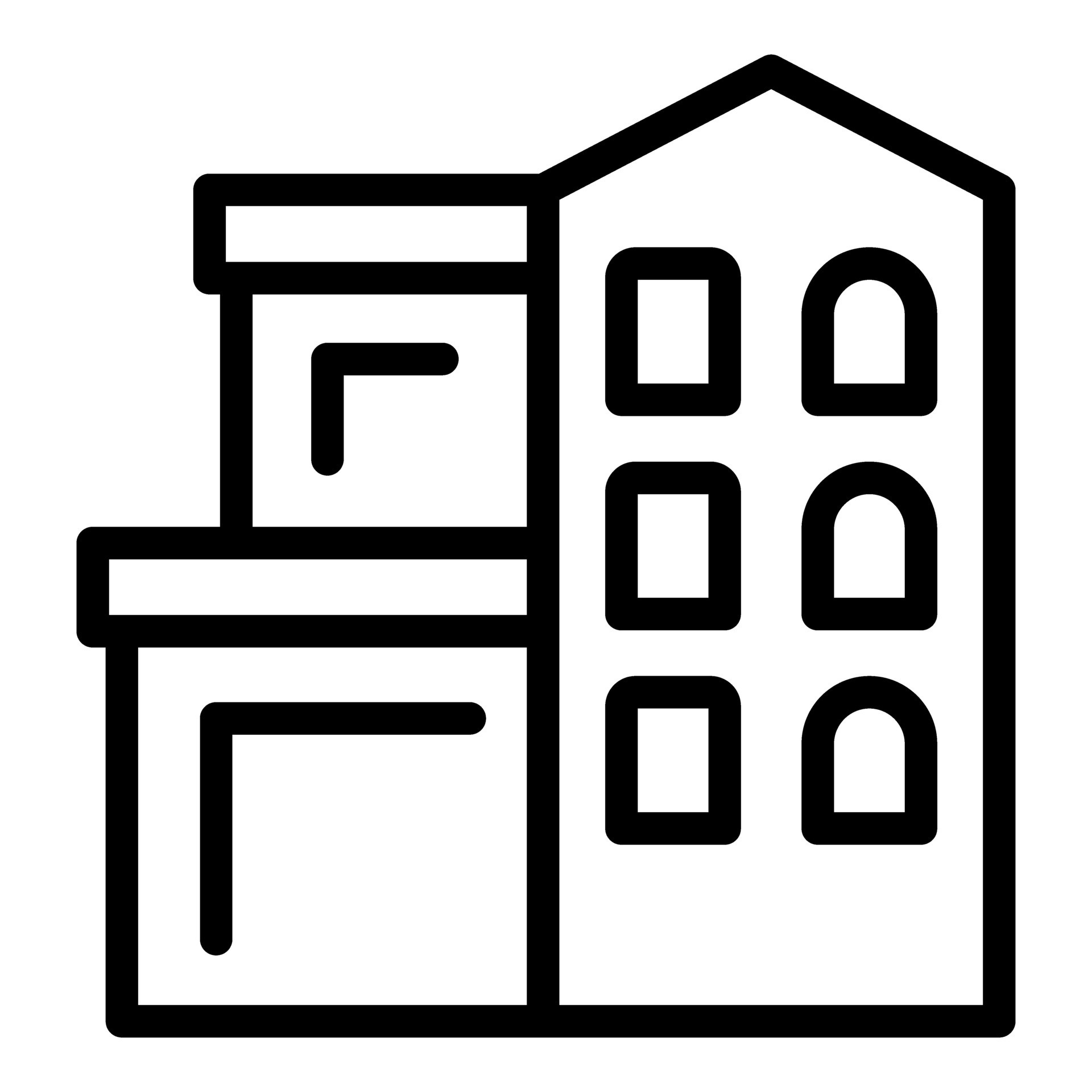 Modern and traditional architecture icon 46043893 Vector Art at Vecteezy