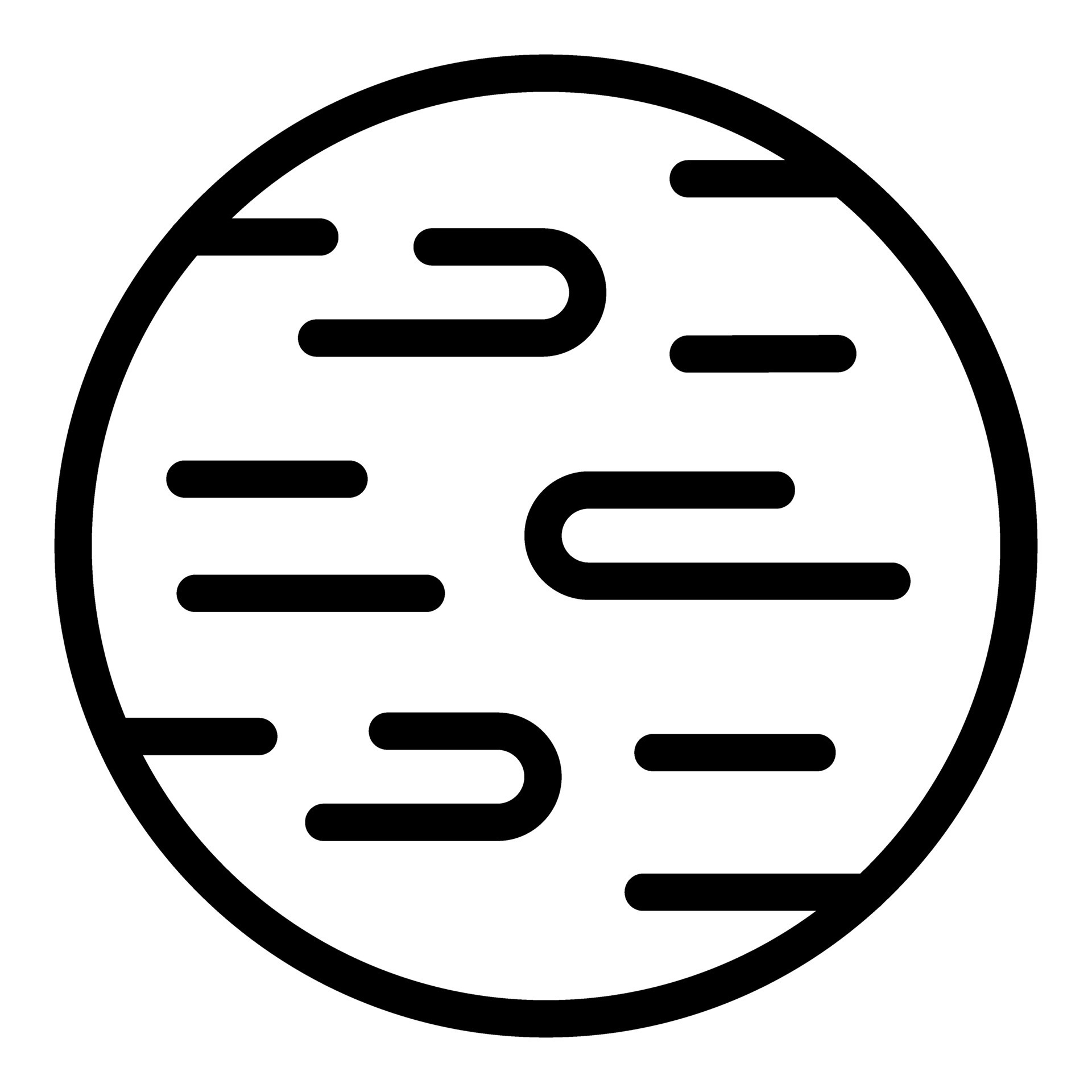 Simplified black and white planet icon 46044618 Vector Art at Vecteezy