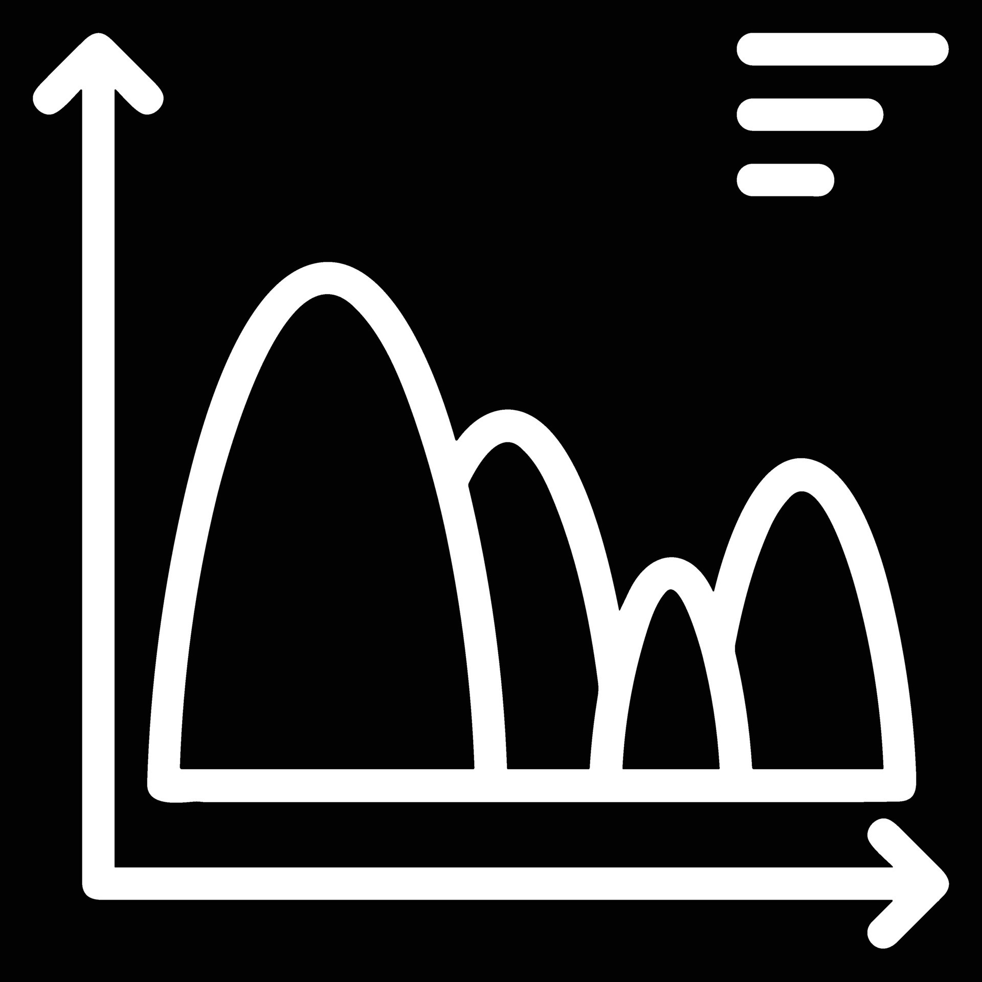Chart Icon Symbol Image For Data Statistic Analysis Illustration
