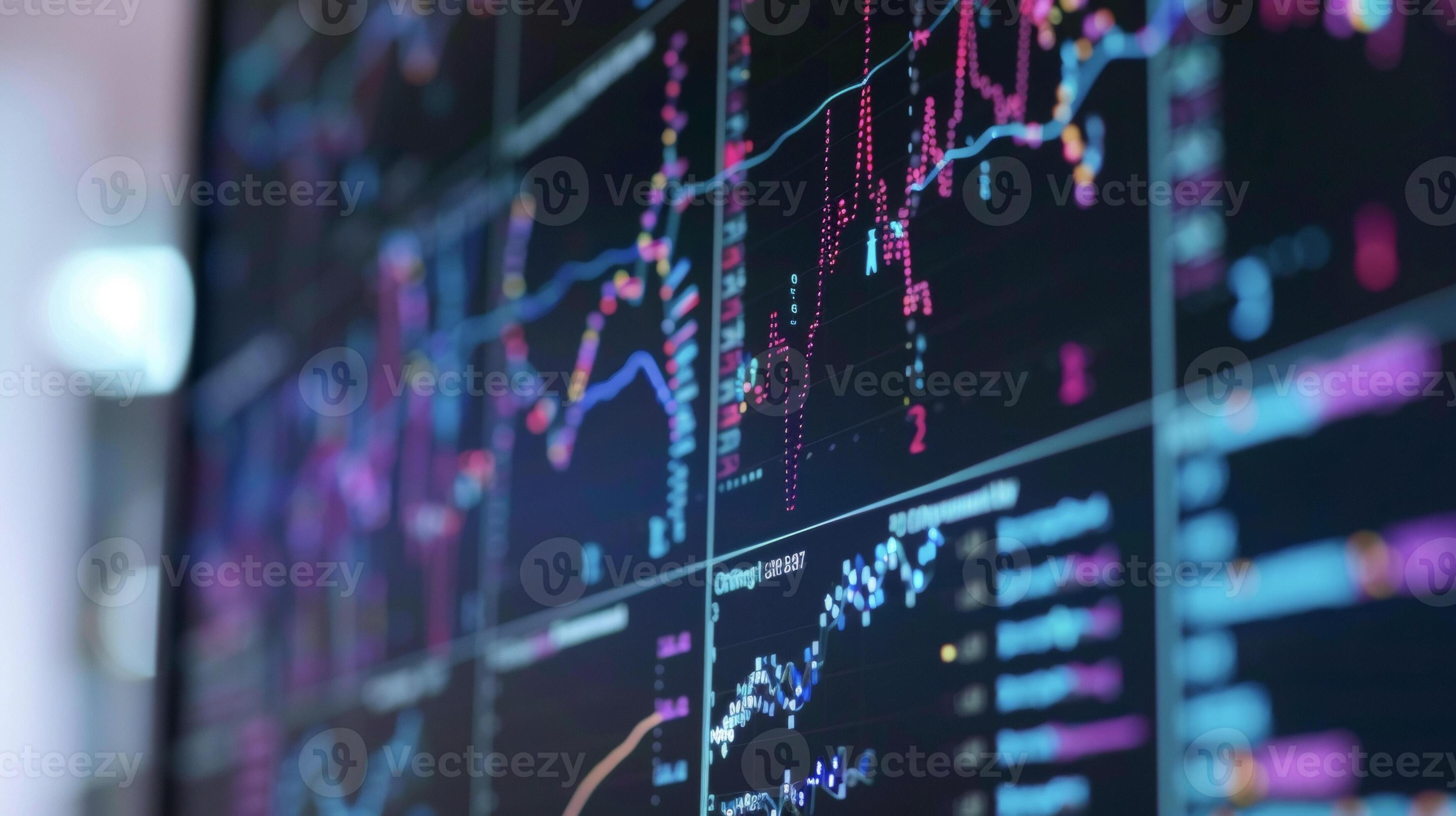An intricate algorithm chart on a computer screen mapping out ...