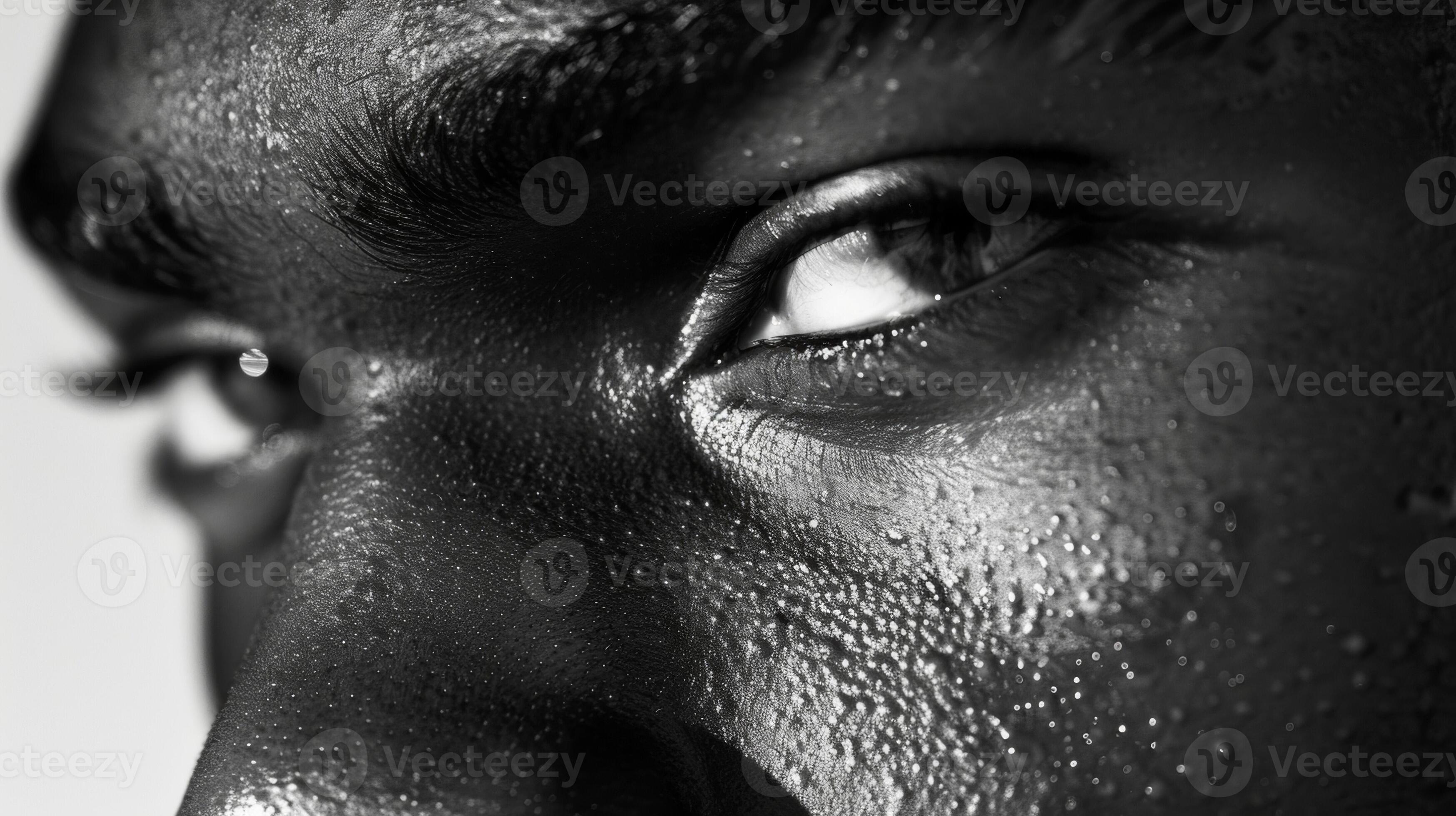 The Spiky Texture Of A Five Oclock Shadow On This Mans Face Lent Him A